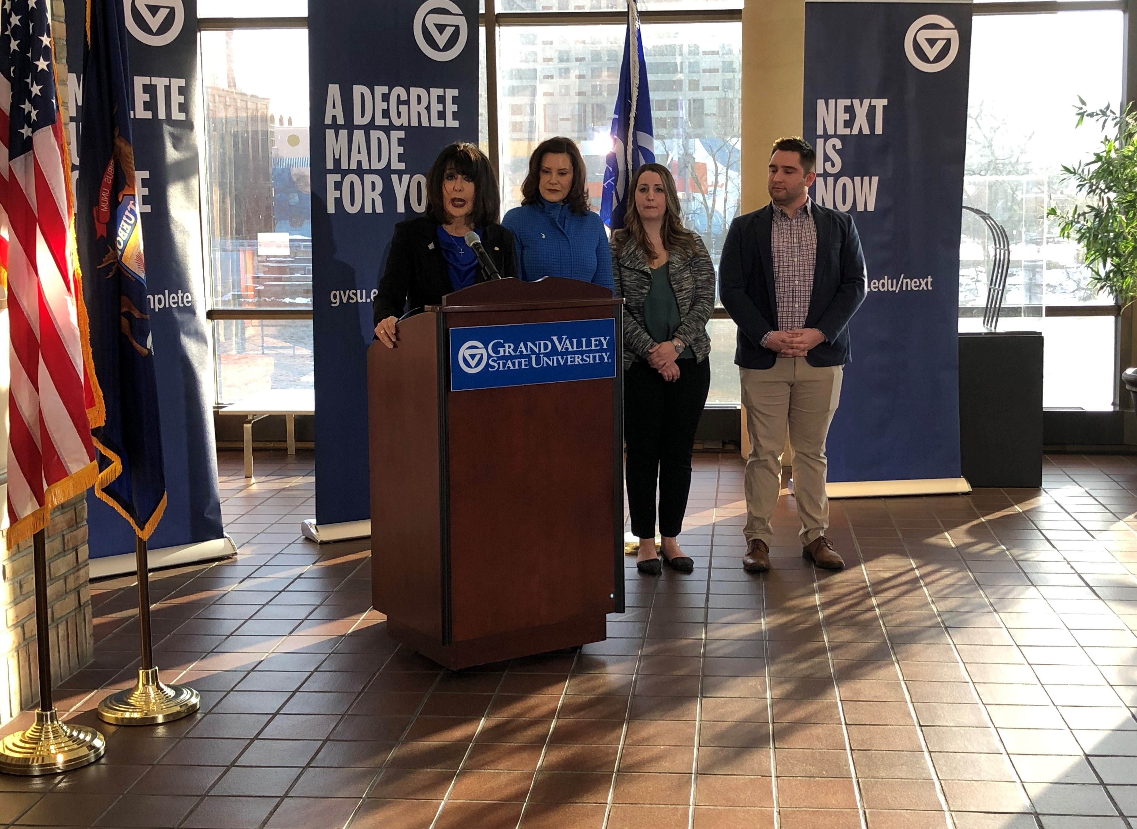 GVSU and governor roll out new accelerated degree program for the ...