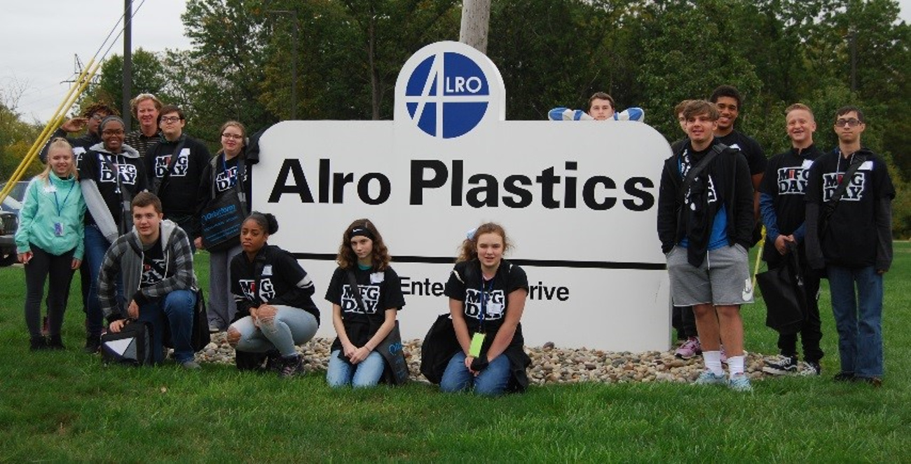 Students visit Alro Steel - mlive.com