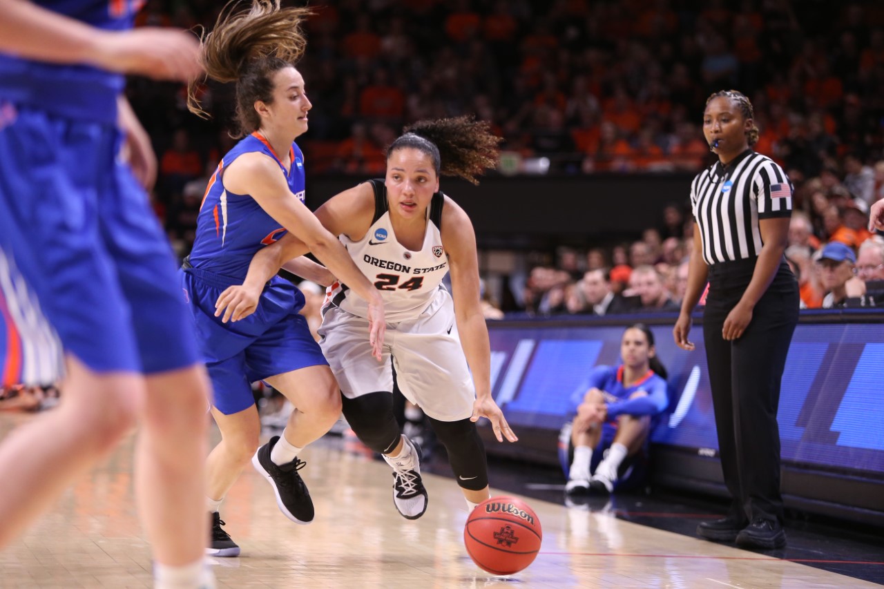 Oregon State women's basketball vs. Boise State in NCAA Tournament ...