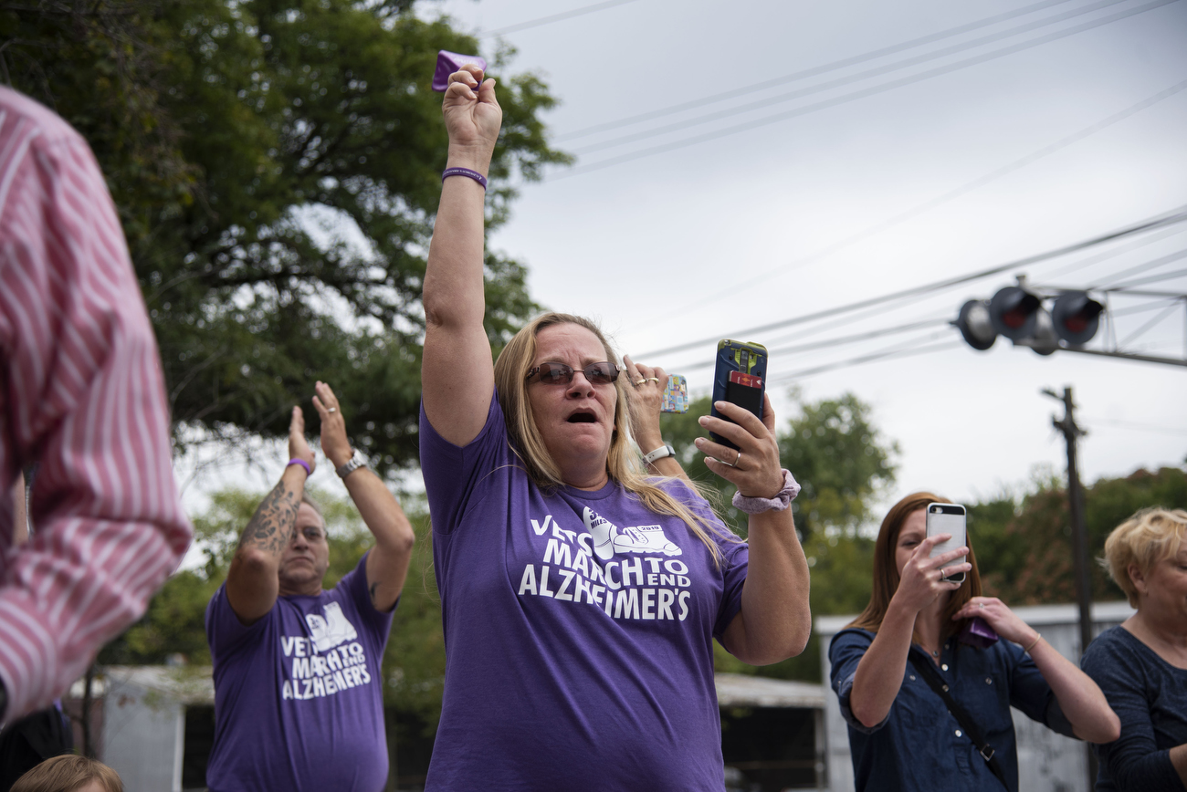 Veterans walk 34.1 miles to raise funds for Alzheimer's - mlive.com