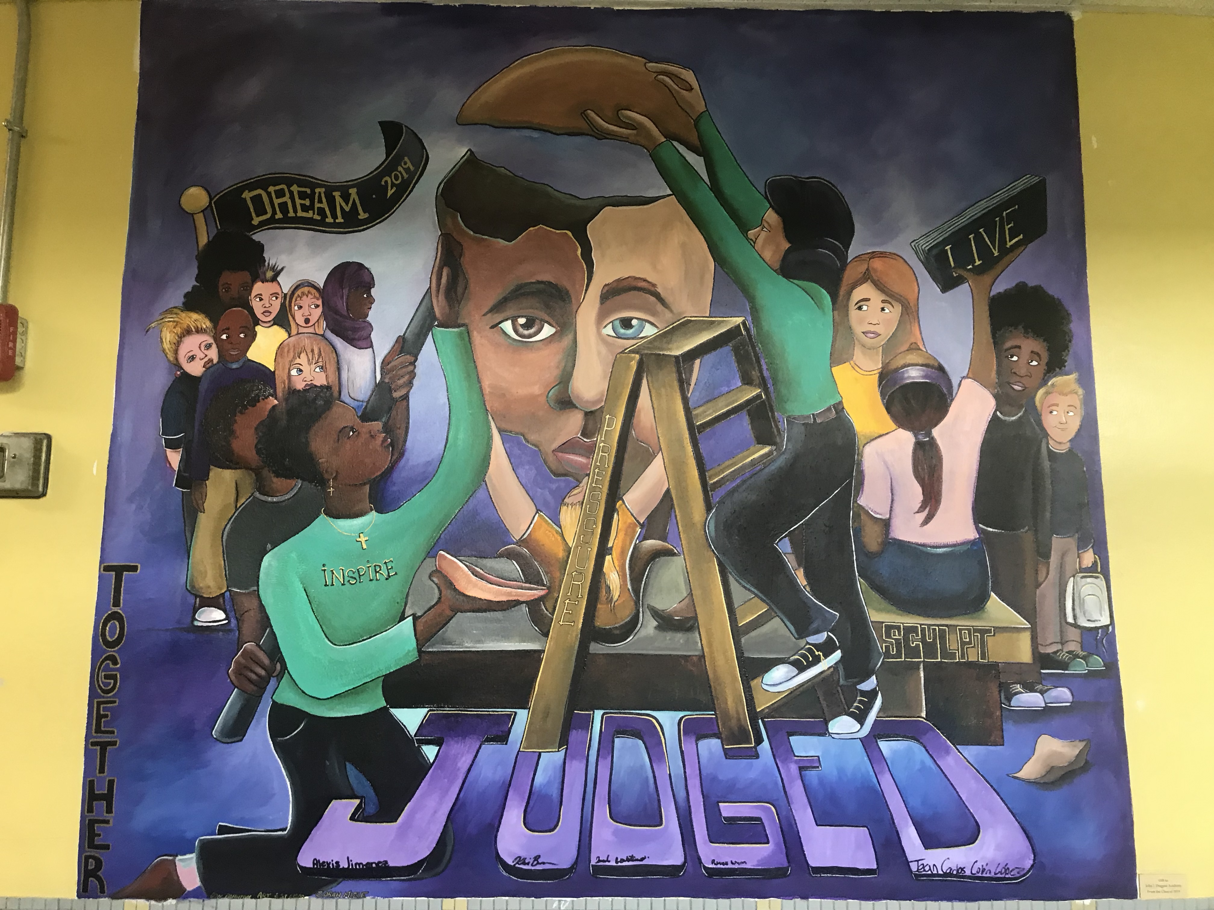 Seniors at Duggan Academy in Springfield and their 'Mural for Justice ...