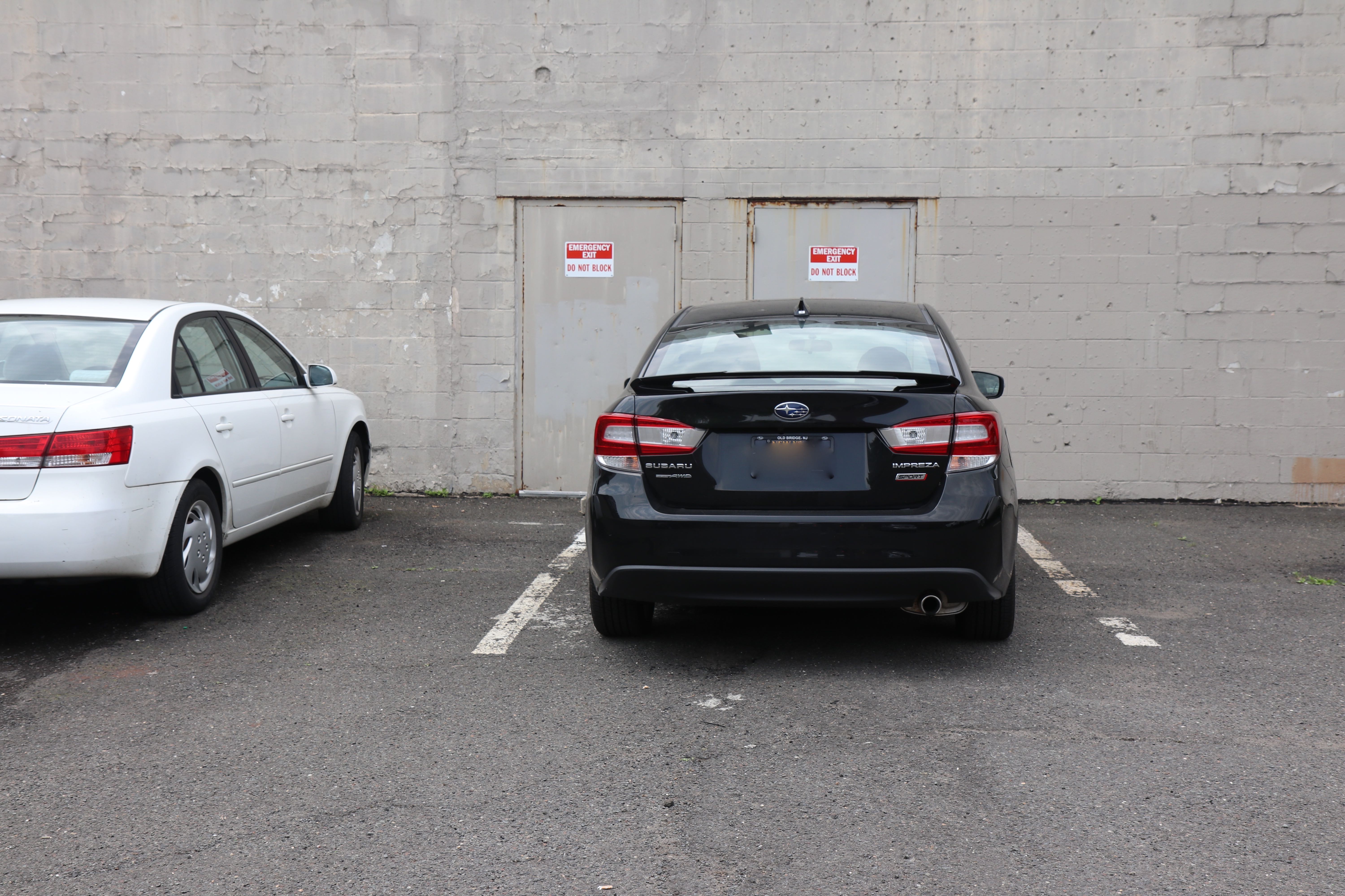 Parking spot in front of movie theater emergency exit a cause for ...