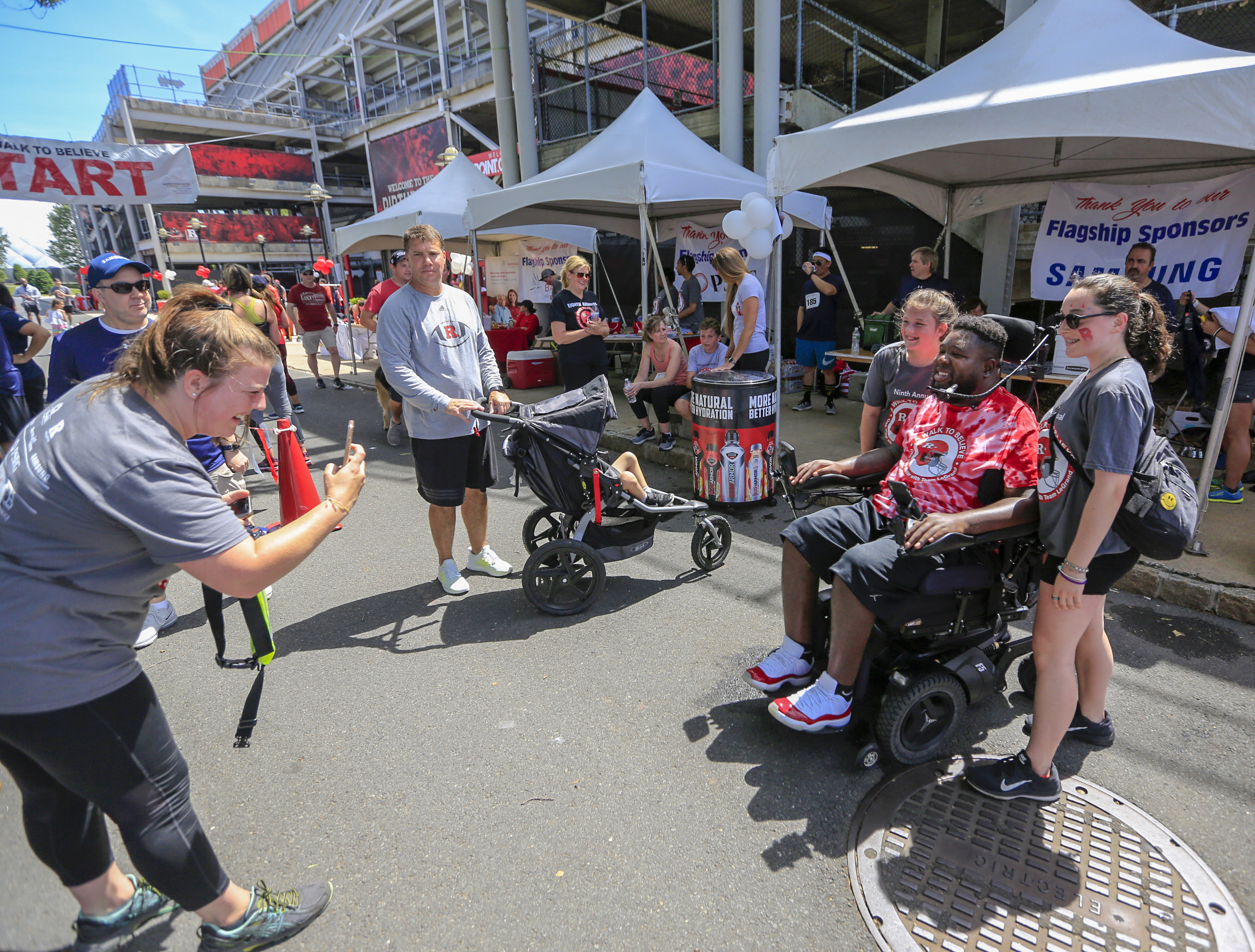 Big turnout at Rutgers for Eric LeGrand's 9th annual Walk to Believe ...