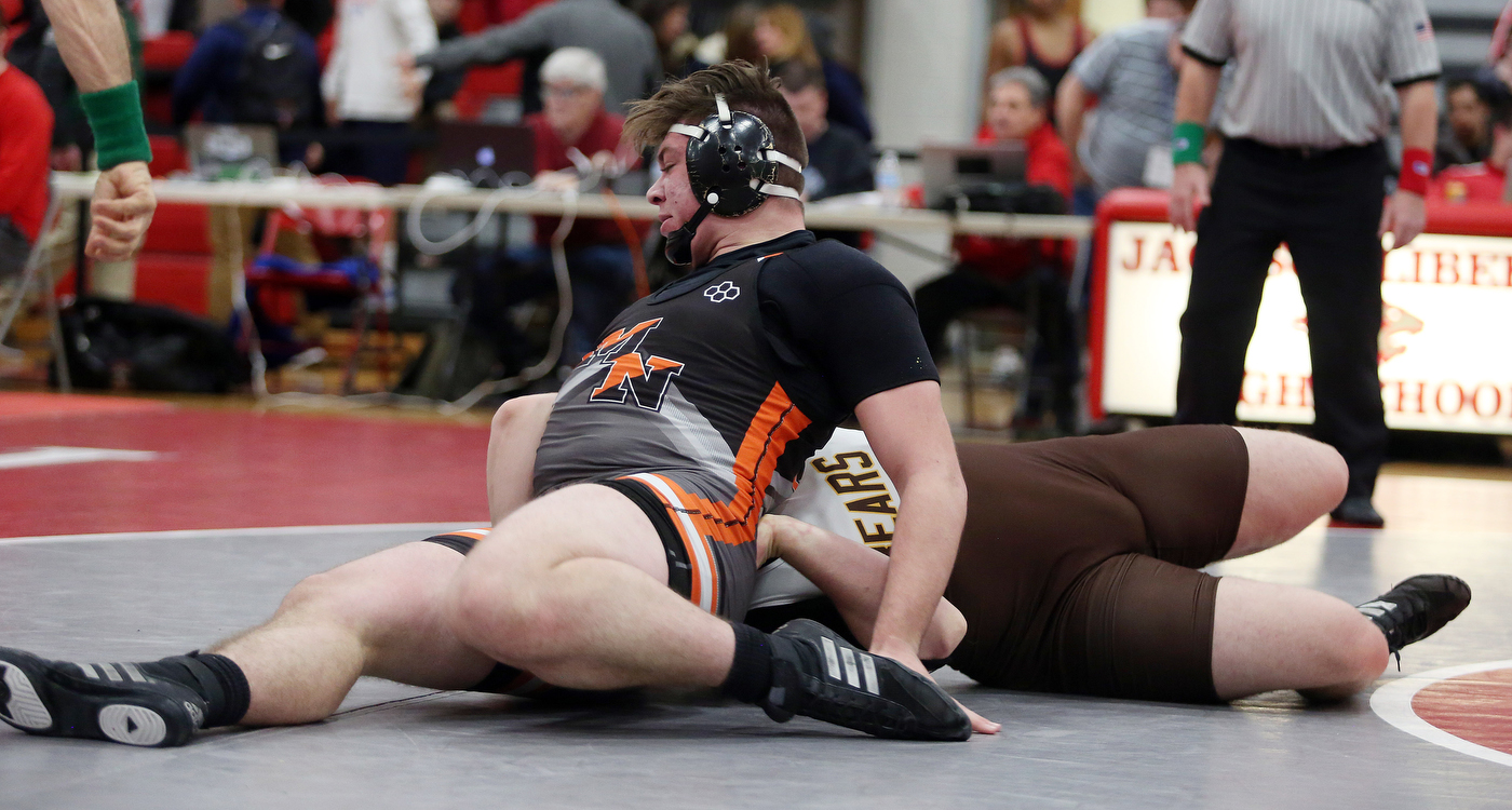 Region 6 wrestling quarterfinals at Jackson Liberty High School ...