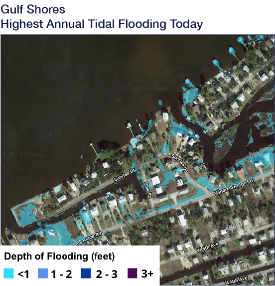 Coastal Alabama sea level rise - al.com