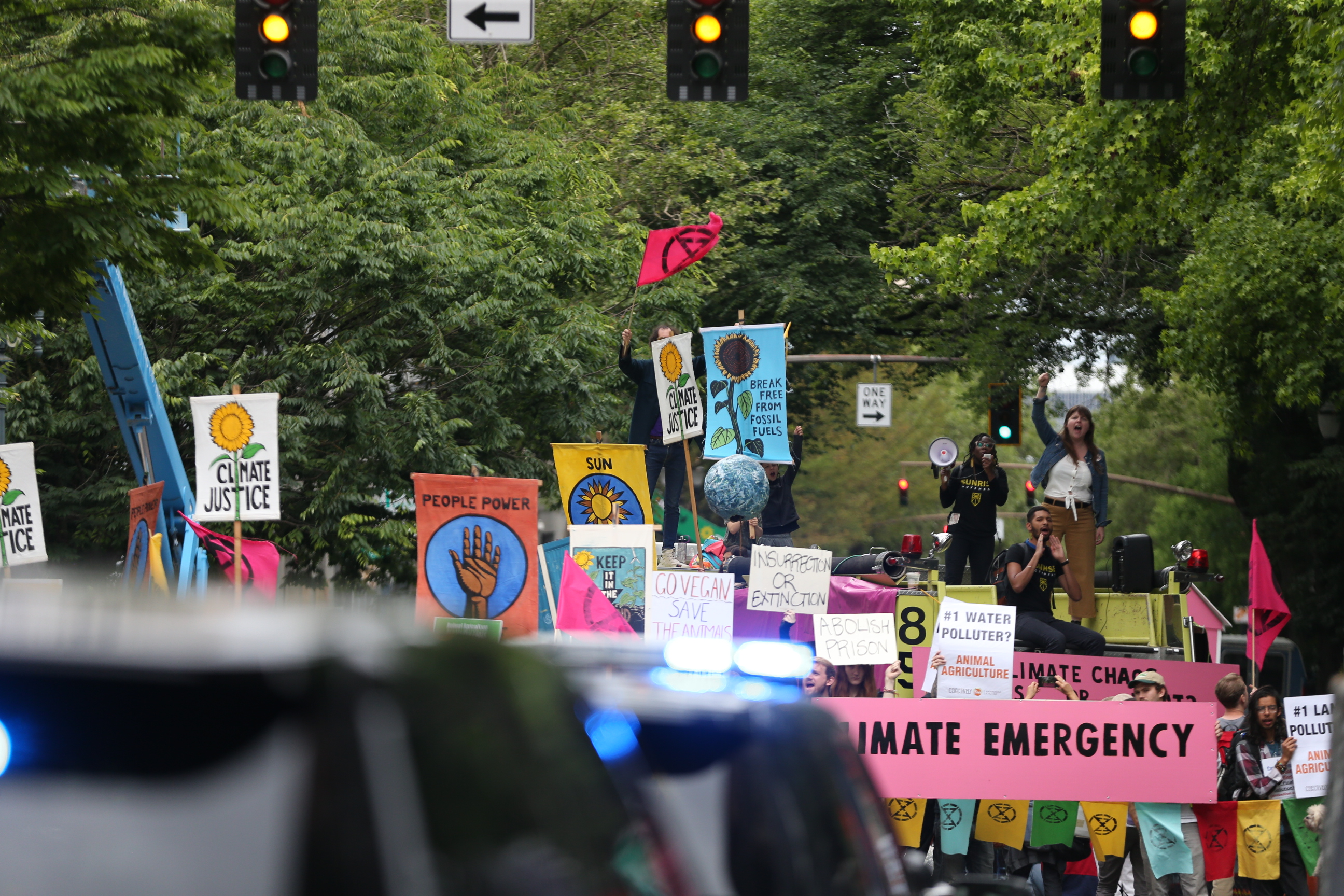 Climate Change Demonstration in Downtown Portland - oregonlive.com