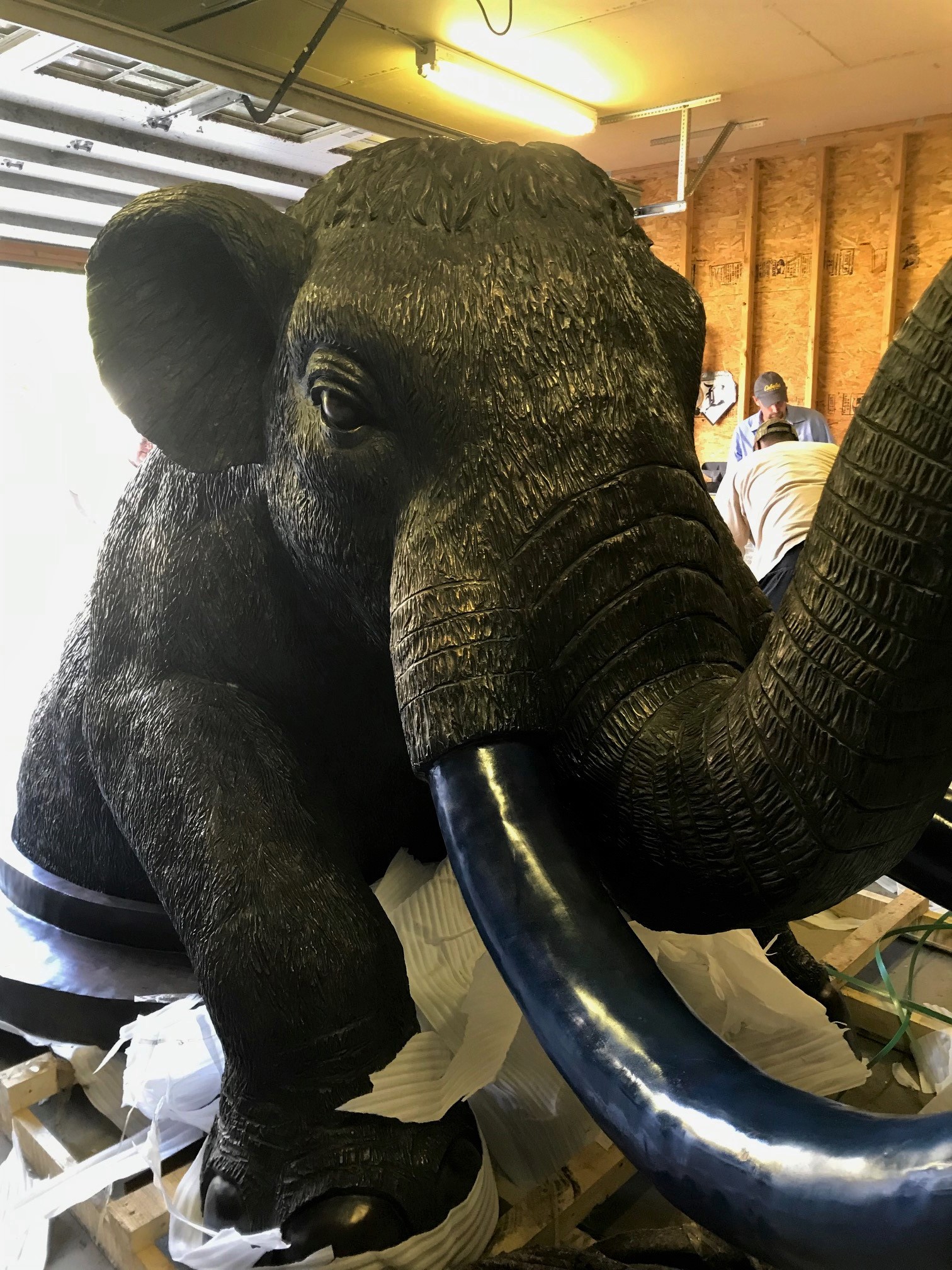 Moxie the Mastodon arrives in downtown Muskegon - mlive.com