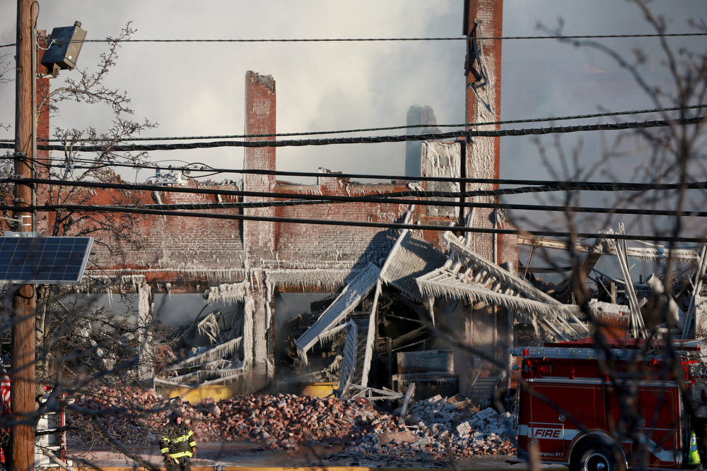 Massive blaze at historic Marcal Paper plant turns building into ...