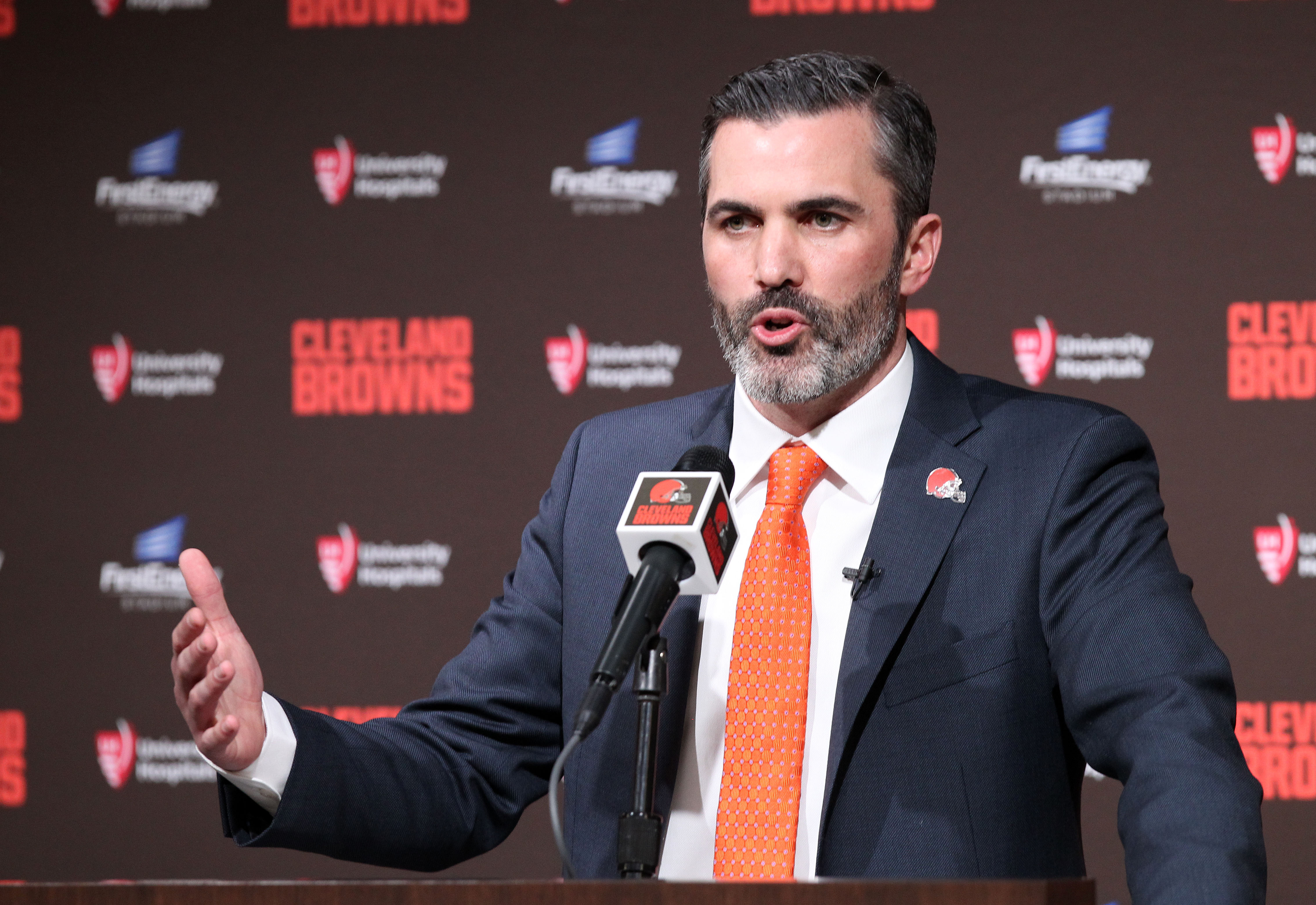 Cleveland Browns introduce new head coach Kevin Stefanski, January 14 ...