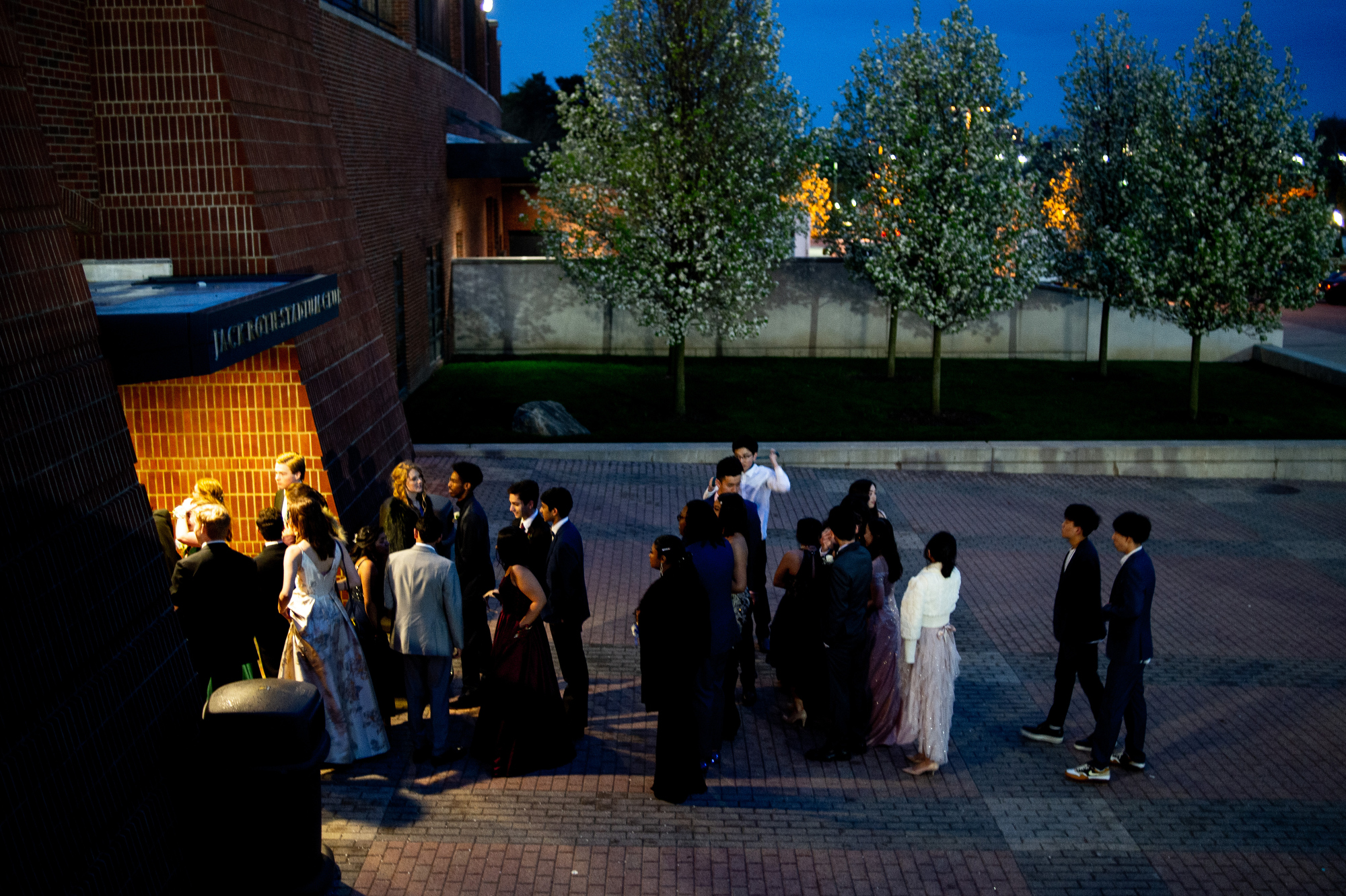 Ann Arbor Huron high school celebrates prom 2019 at Michigan Stadium ...