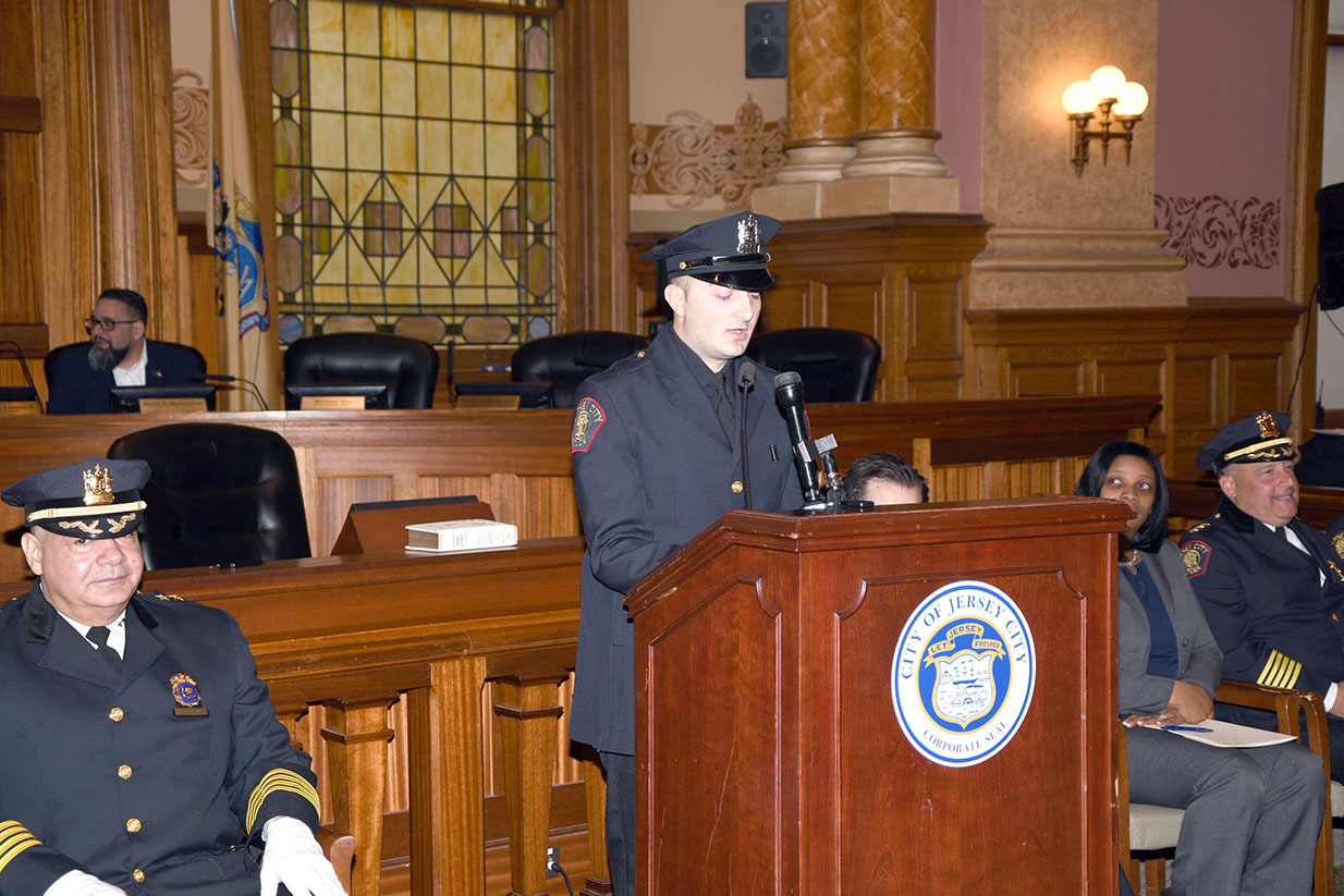 9 new police officers sworn in by Jersey City, March 5, 2019 - nj.com