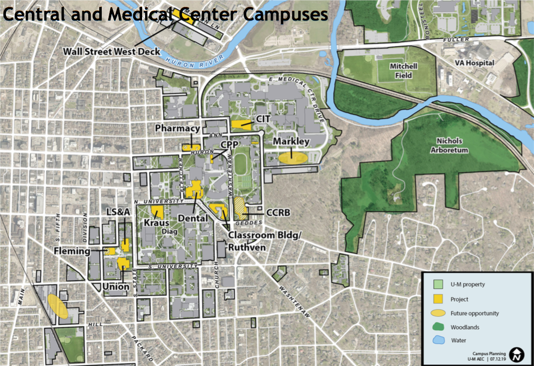 University of Michigan planning for future campus growth, including ...