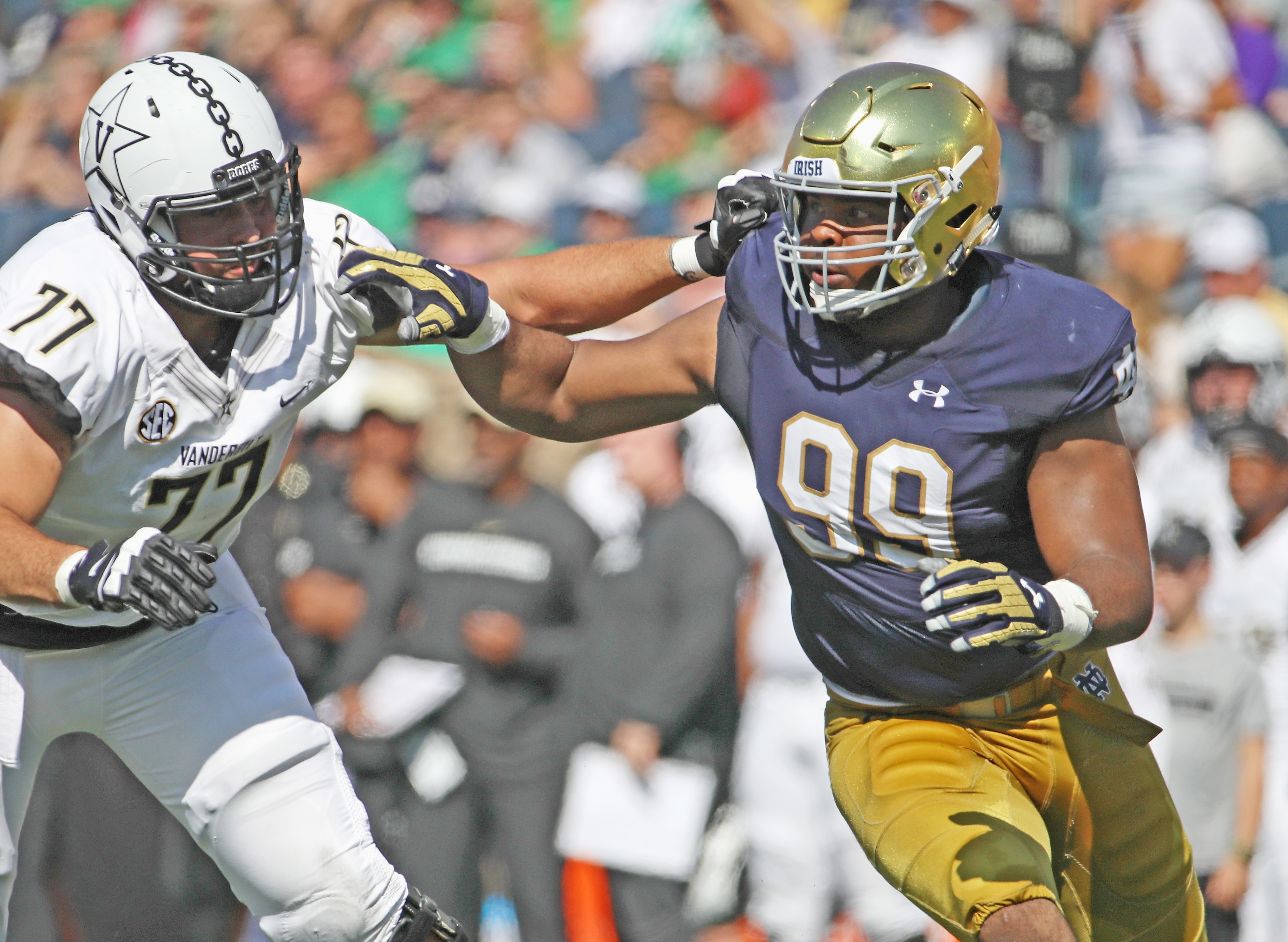Jerry Tillery, Notre Dame defensive tackle - cleveland.com