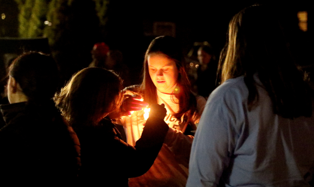 Candlelight vigil for Shamrock Deli owner Jerry Pastore in Audubon, Jan ...