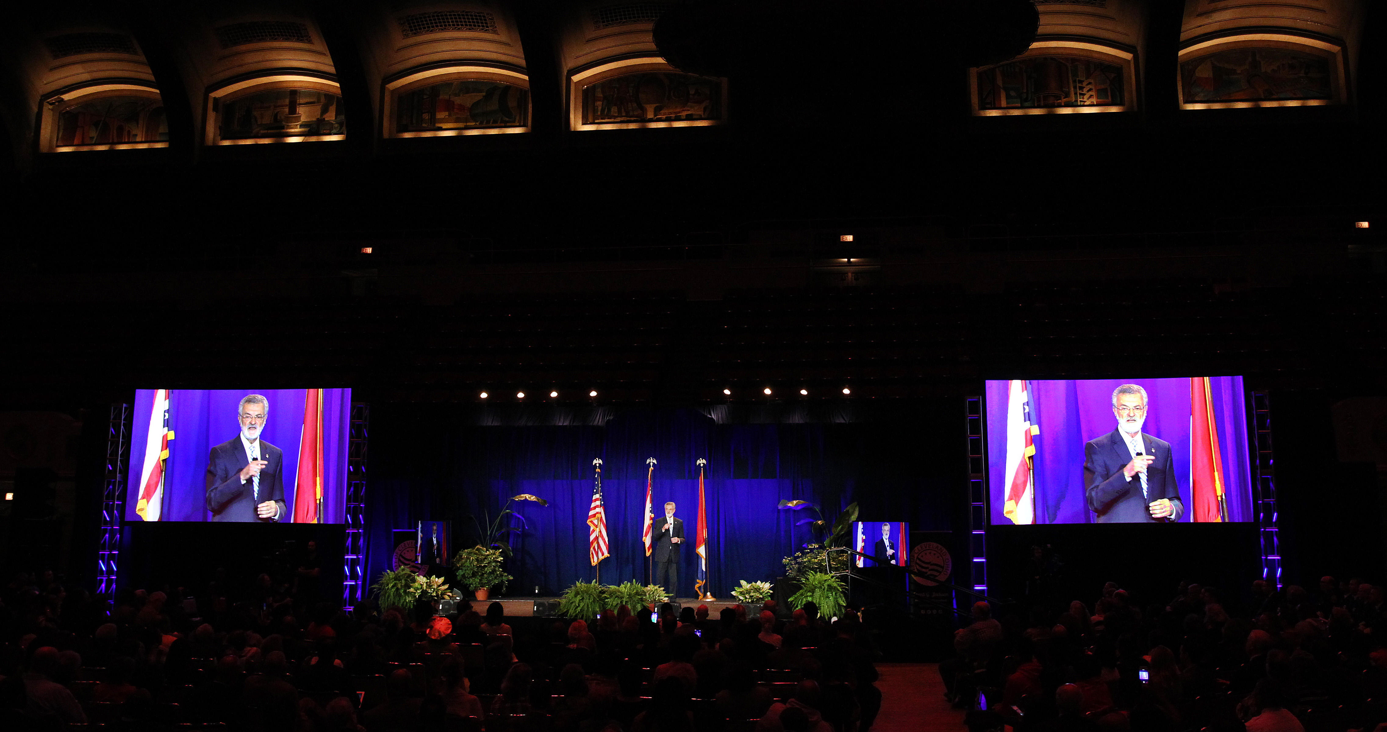 Cleveland Mayor Frank G. Jackson delivers the 2019 State of the City ...