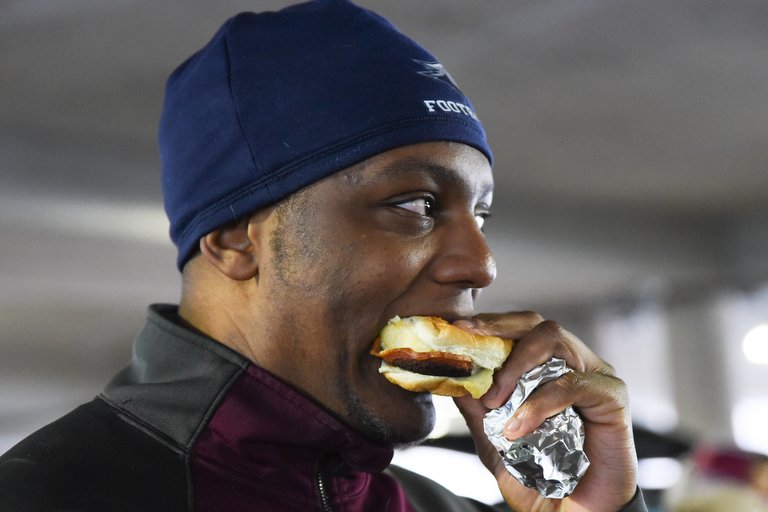 Fans tailgate before the big Easton-P'burg game on Thanksgiving ...