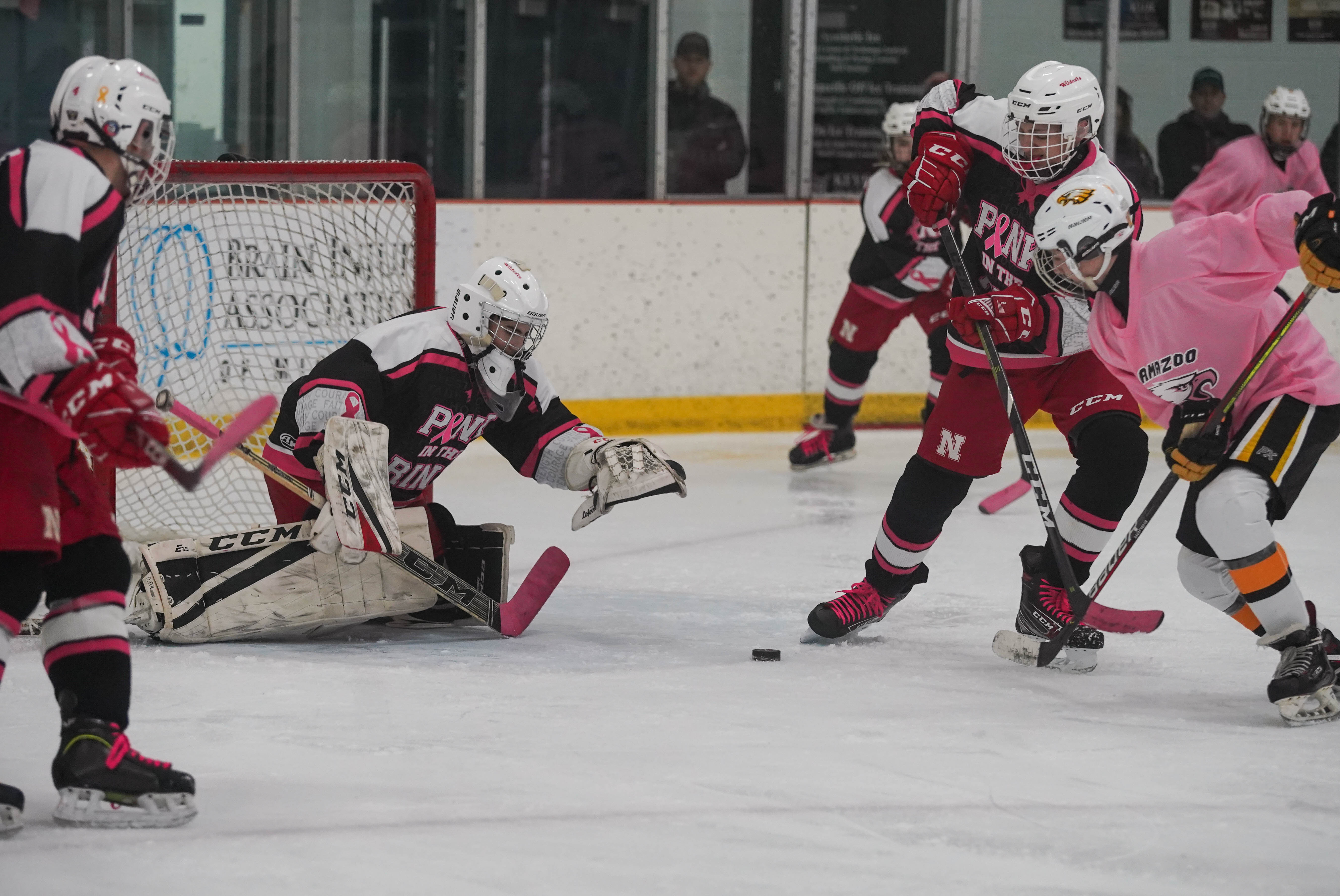Hockey players honor cancer victims with special pink jerseys - mlive.com