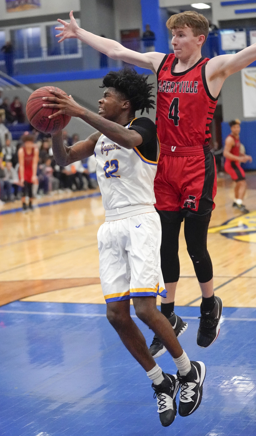 Albertville vs. Mae Jemison 6A Sub-regional boys basketball 2.11.2020 ...