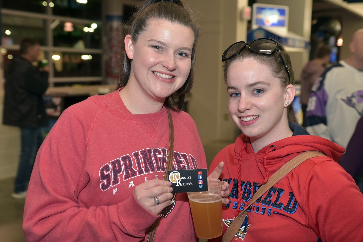 Seen@ the Springfield Thunderbirds VS Belleville Senators hockey game ...