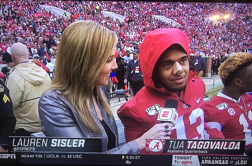 Alabama quarterback Tua Tagovailoa - al.com