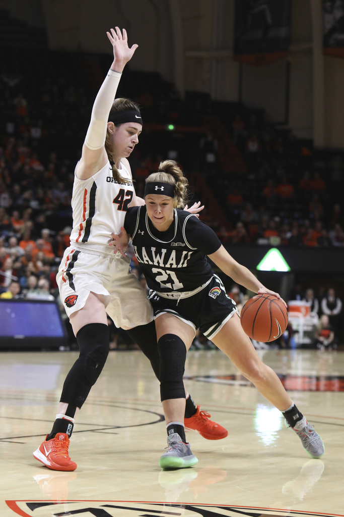 Oregon State women's basketball vs. Hawaii - oregonlive.com