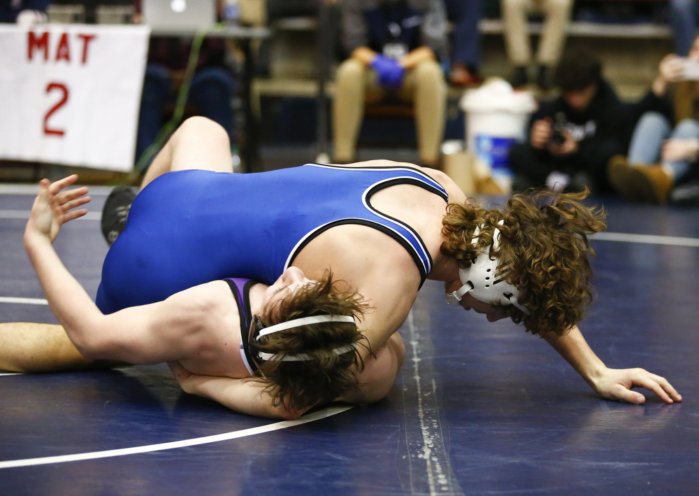 District 11 Class 3A individual wrestling quarterfinals ...
