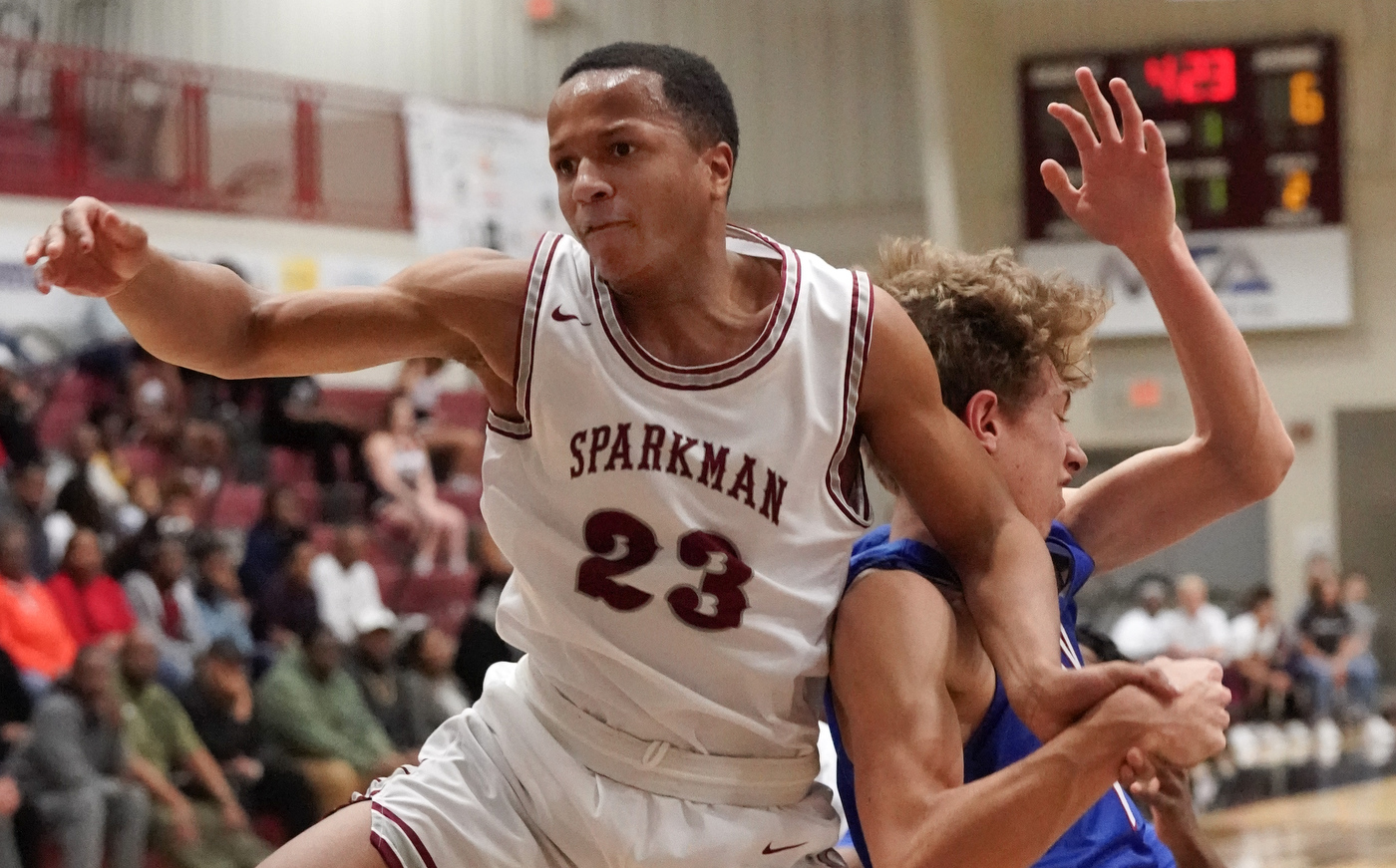 Huntsville vs. Sparkman 7A Area 7 boys basketball final 2.8.2020 - al.com