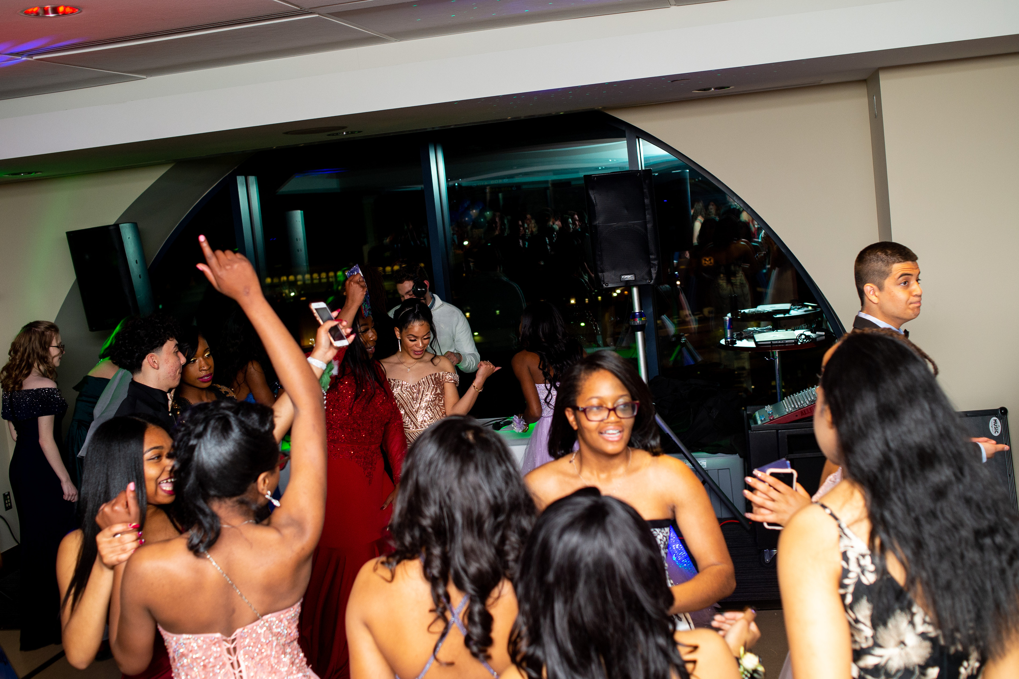 Ann Arbor Huron high school celebrates prom 2019 at Michigan Stadium ...