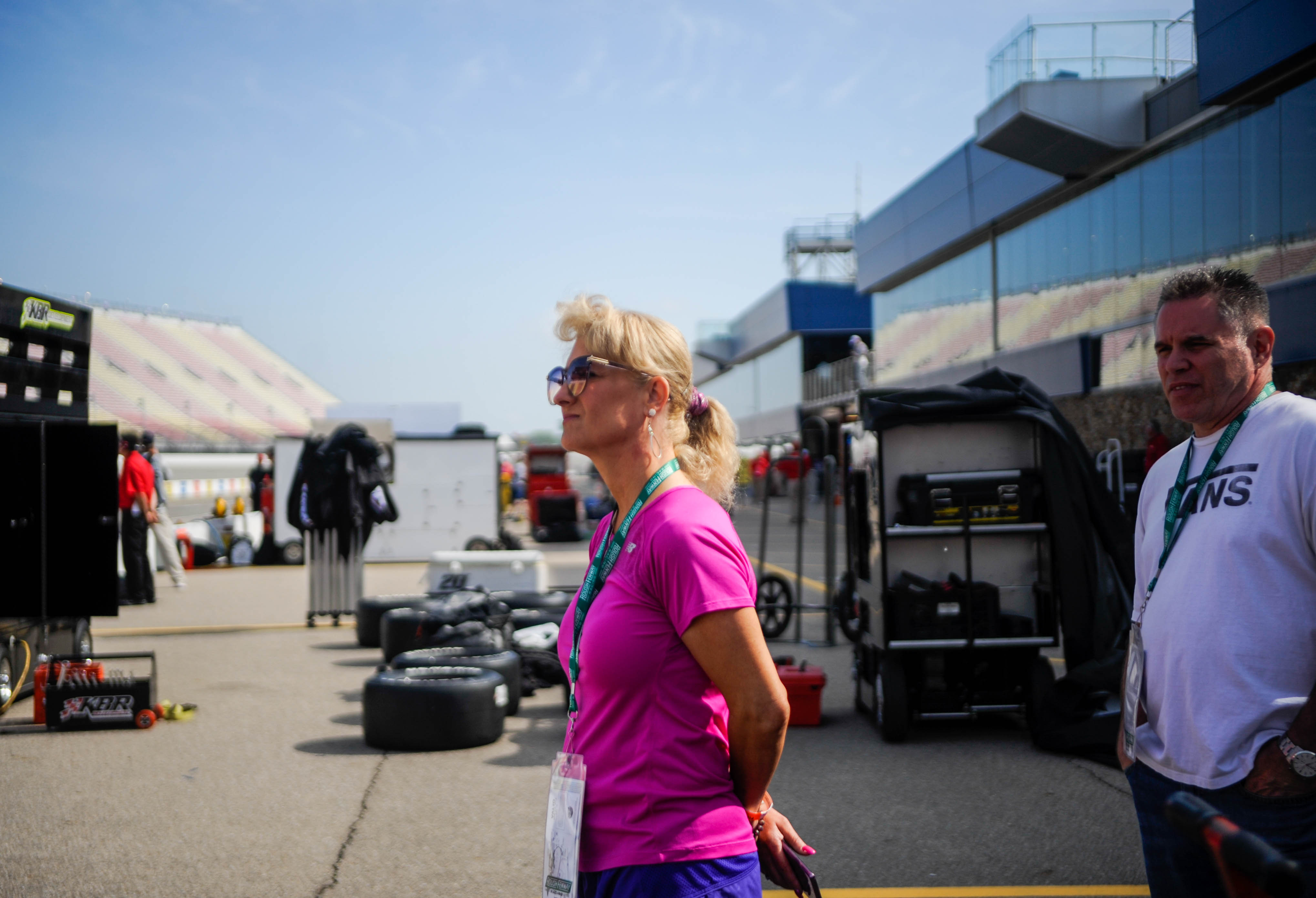 Grass Lake's Morgen Baird day competing at the Michigan International ...