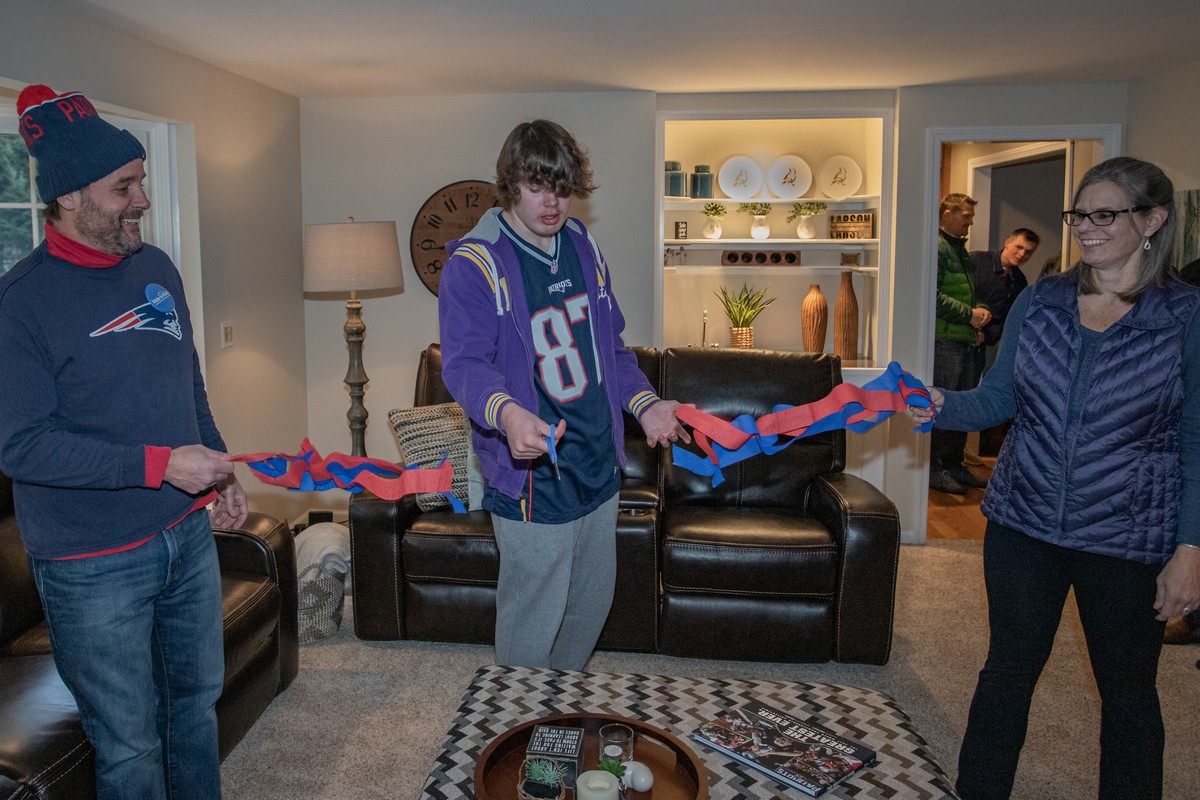 Wish Celebration Tailgate party for 18-year-old Harrison Larson of ...