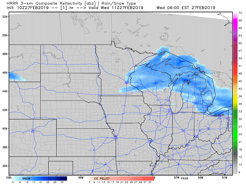Weather graphics, information for Wednesday, Feb. 27 in Michigan ...