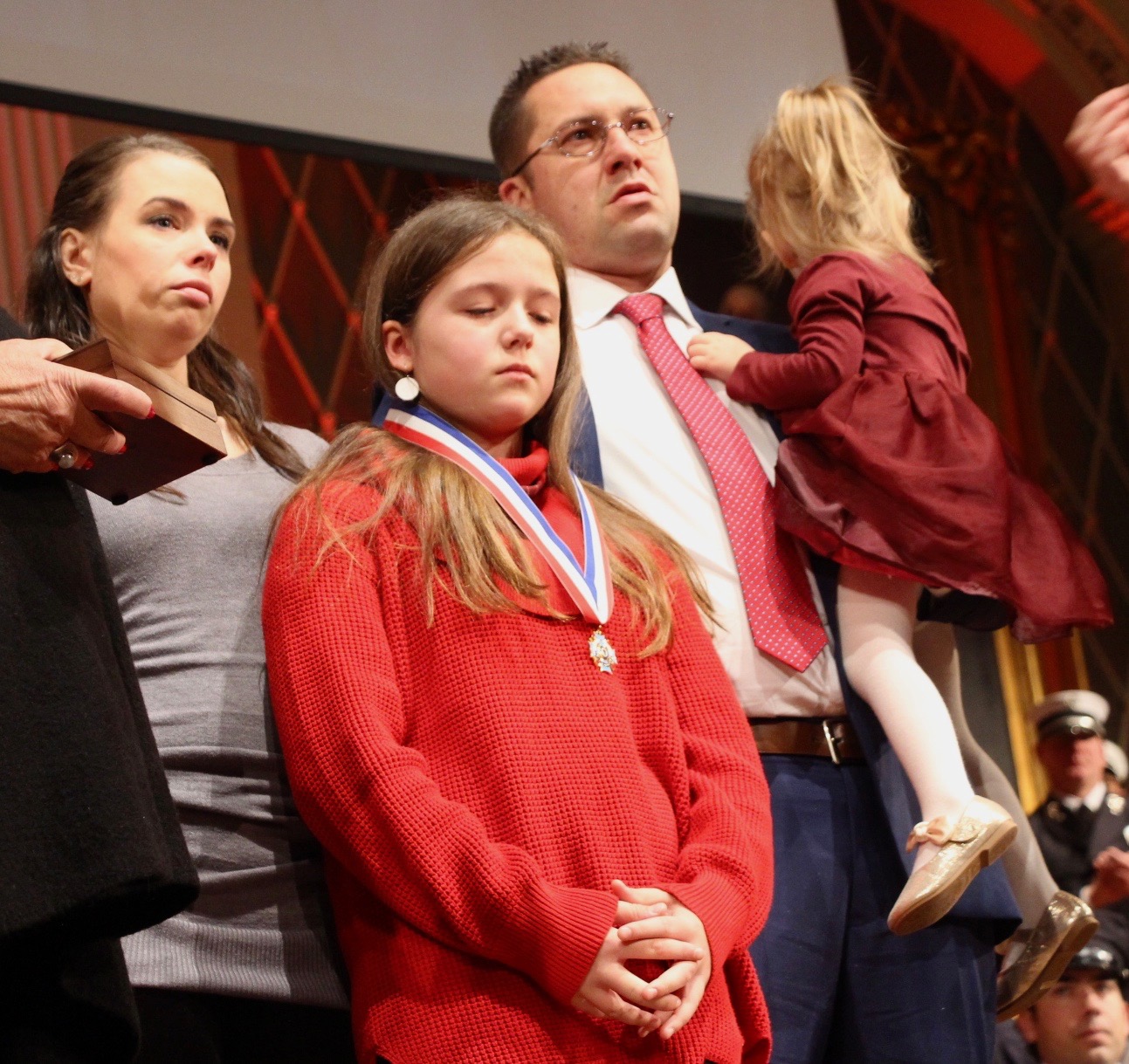 Daughter of fallen Worcester Firefighter Christopher Roy accepts ...
