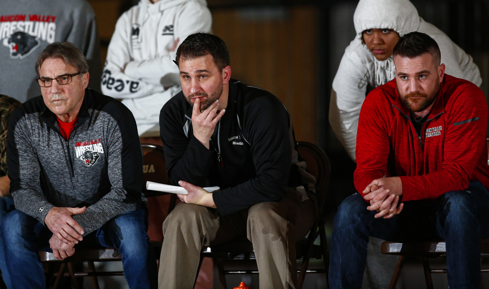 Colonial League Team Wrestling Championship: Notre Dame vs. Saucon ...