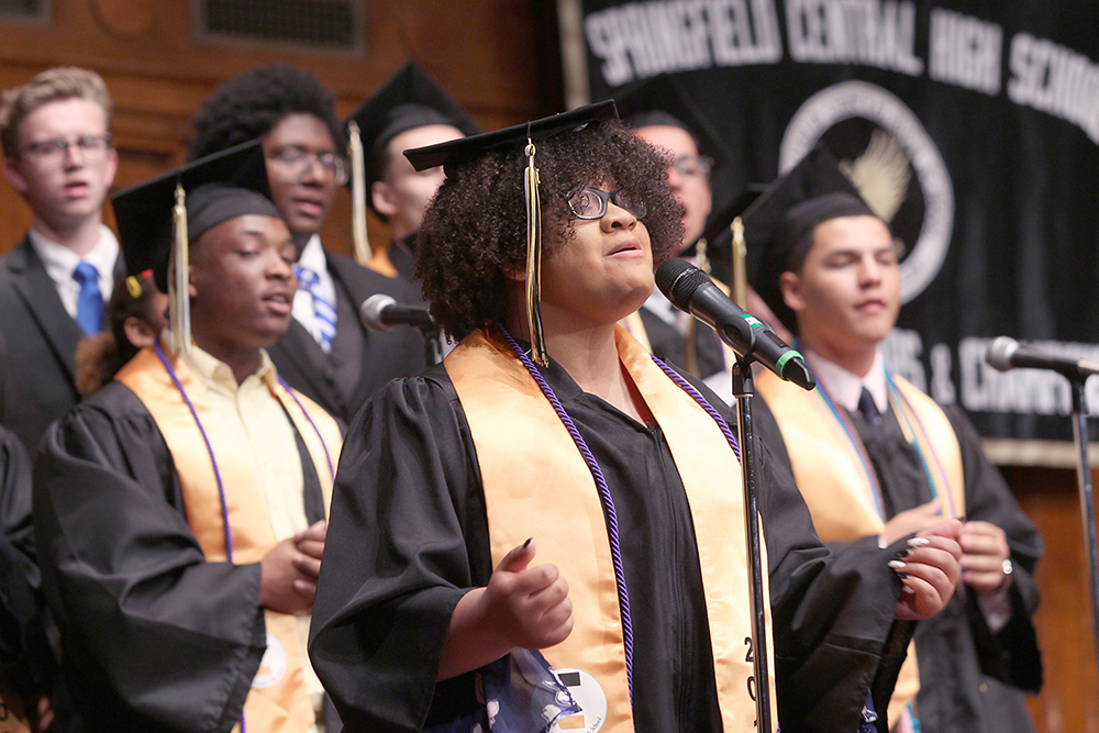 Seen@ The 2019 Springfield Central High School Graduation Exercises at ...