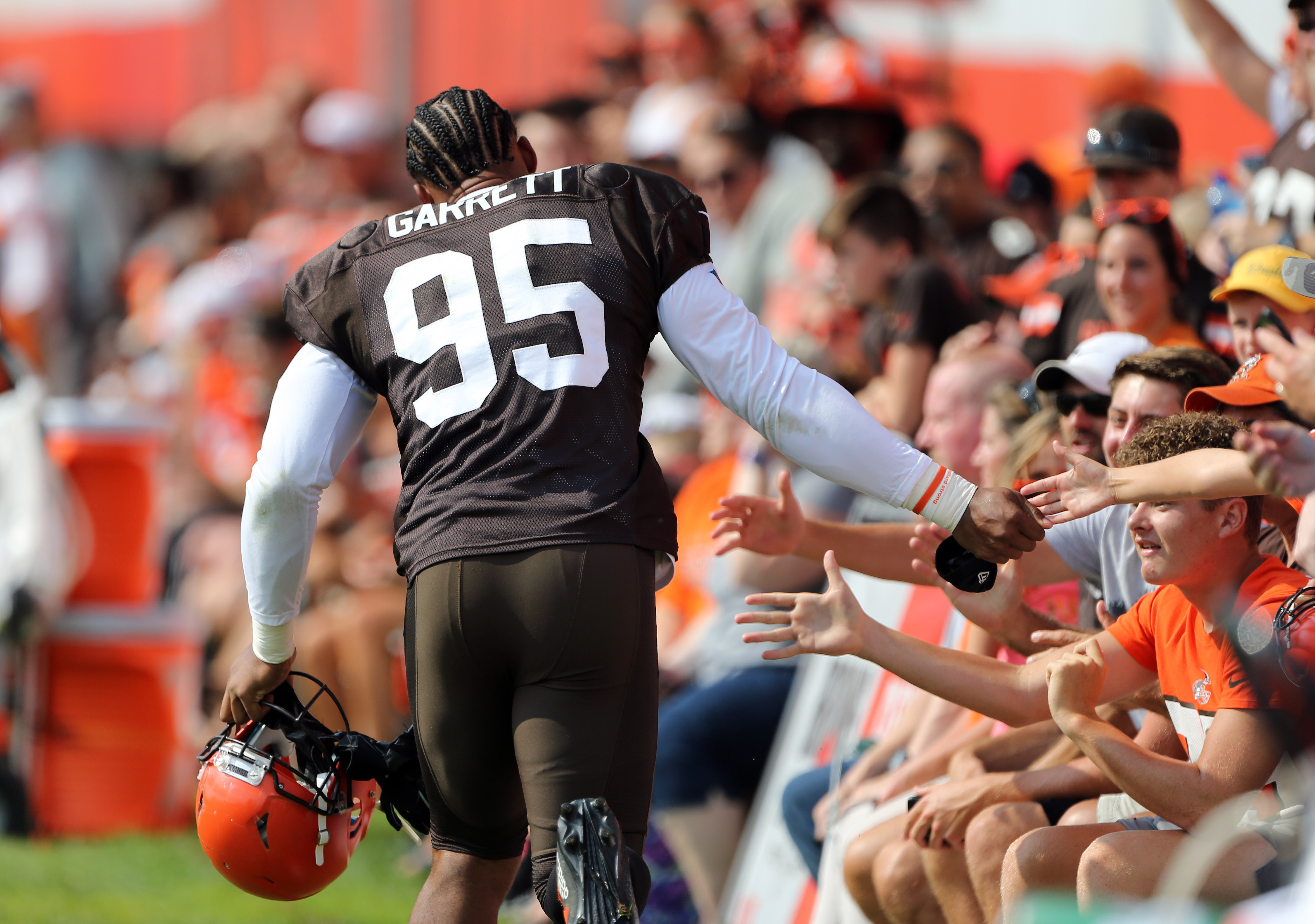 Cleveland Browns' defensive end Myles Garrett - cleveland.com