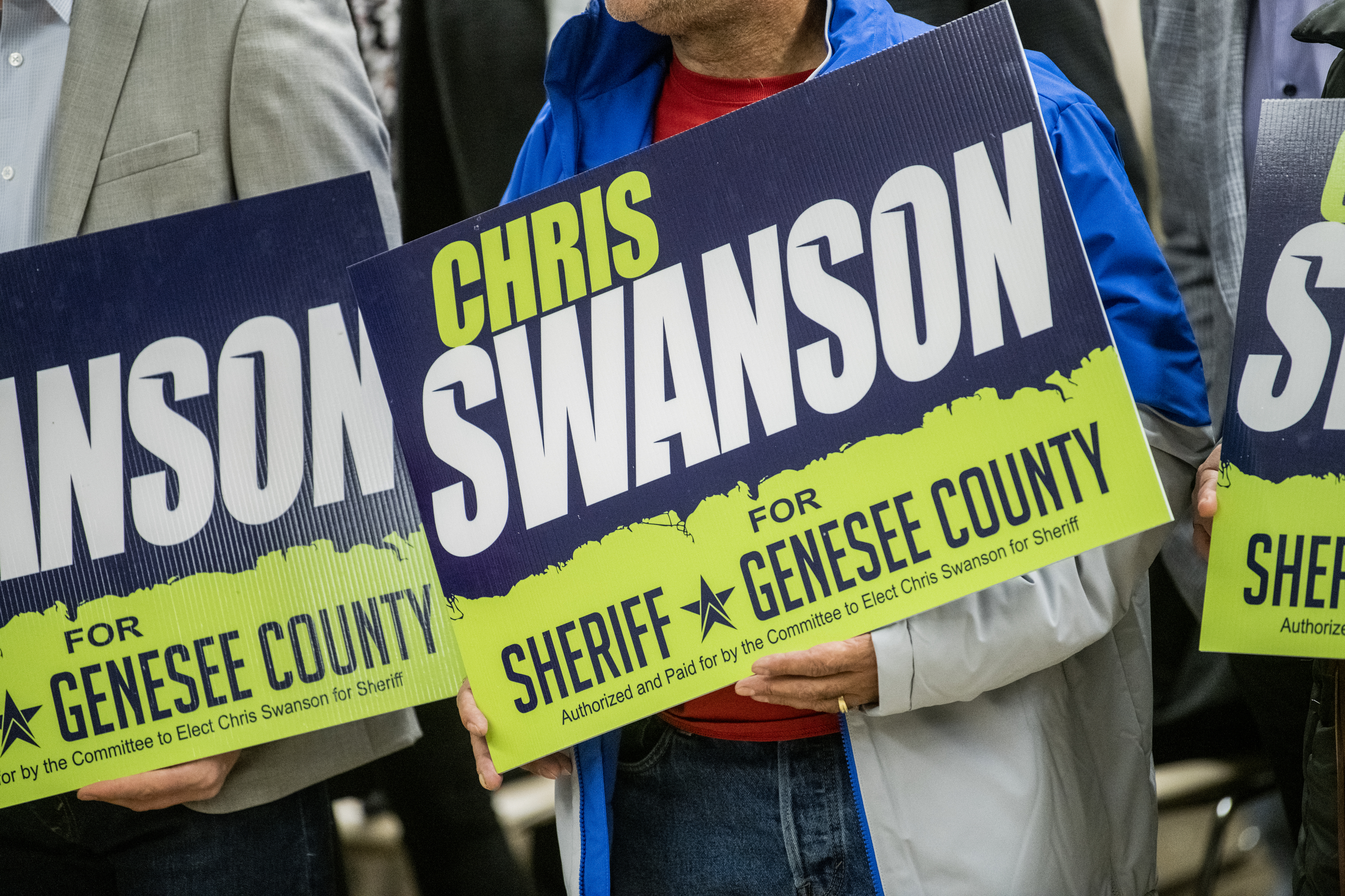 Chris Swanson announces run for Genesee County sheriff in 2020 - mlive.com