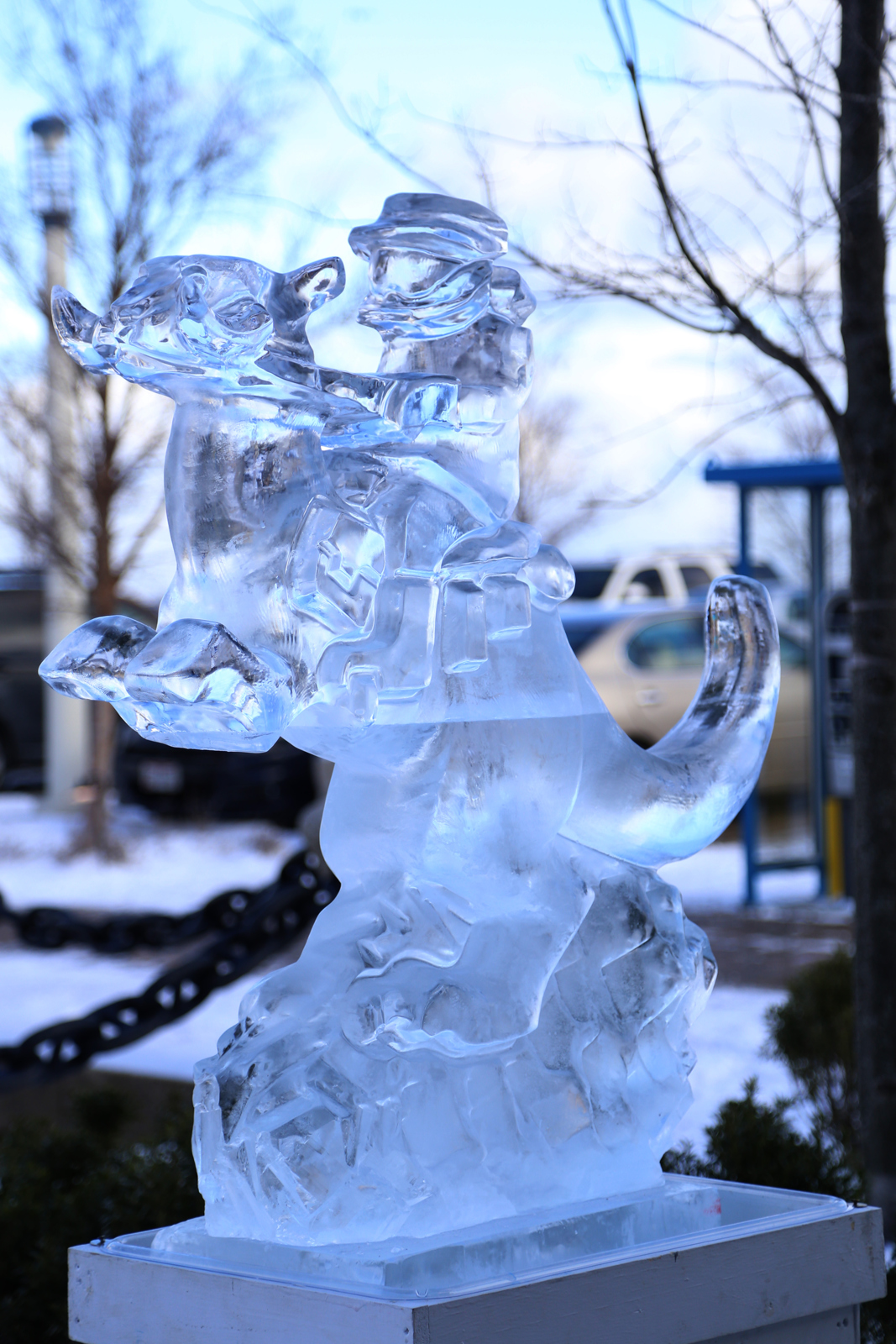 Check out these cool (pun intended) ice sculptures at the Ice Fest ...