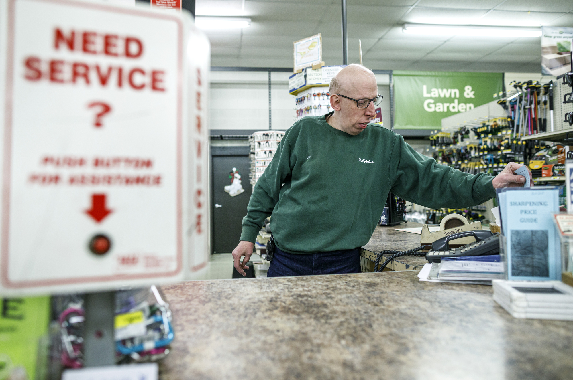 Eric Eberly works at Shrewsbury True Value store - pennlive.com