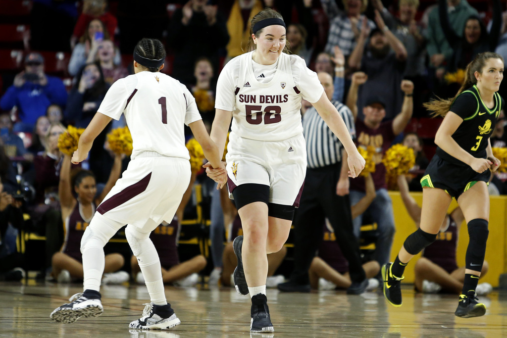 Arizona State upsets No. 2 Oregon Ducks women's basketball - oregonlive.com