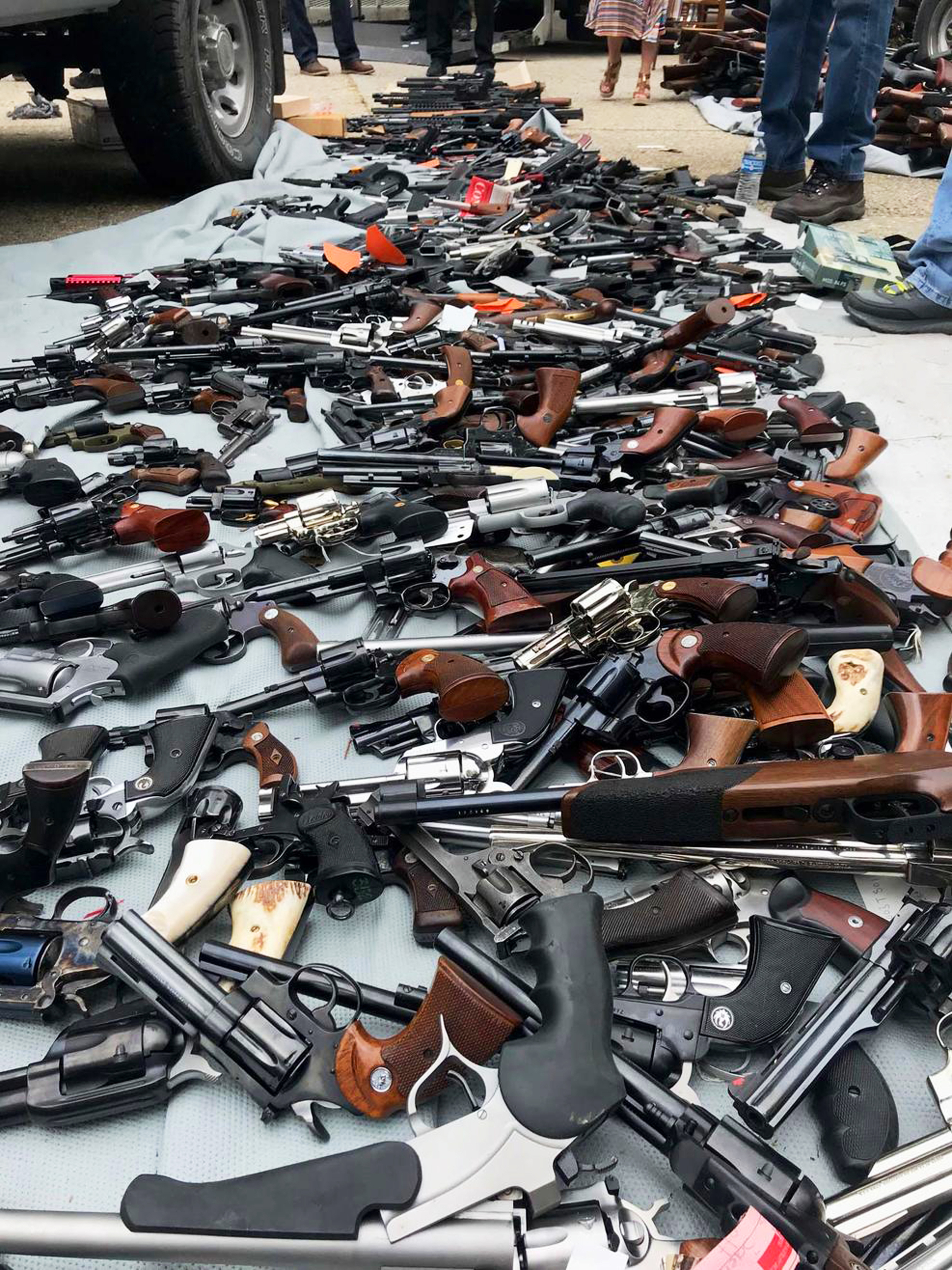 Gun cache seized - pennlive.com