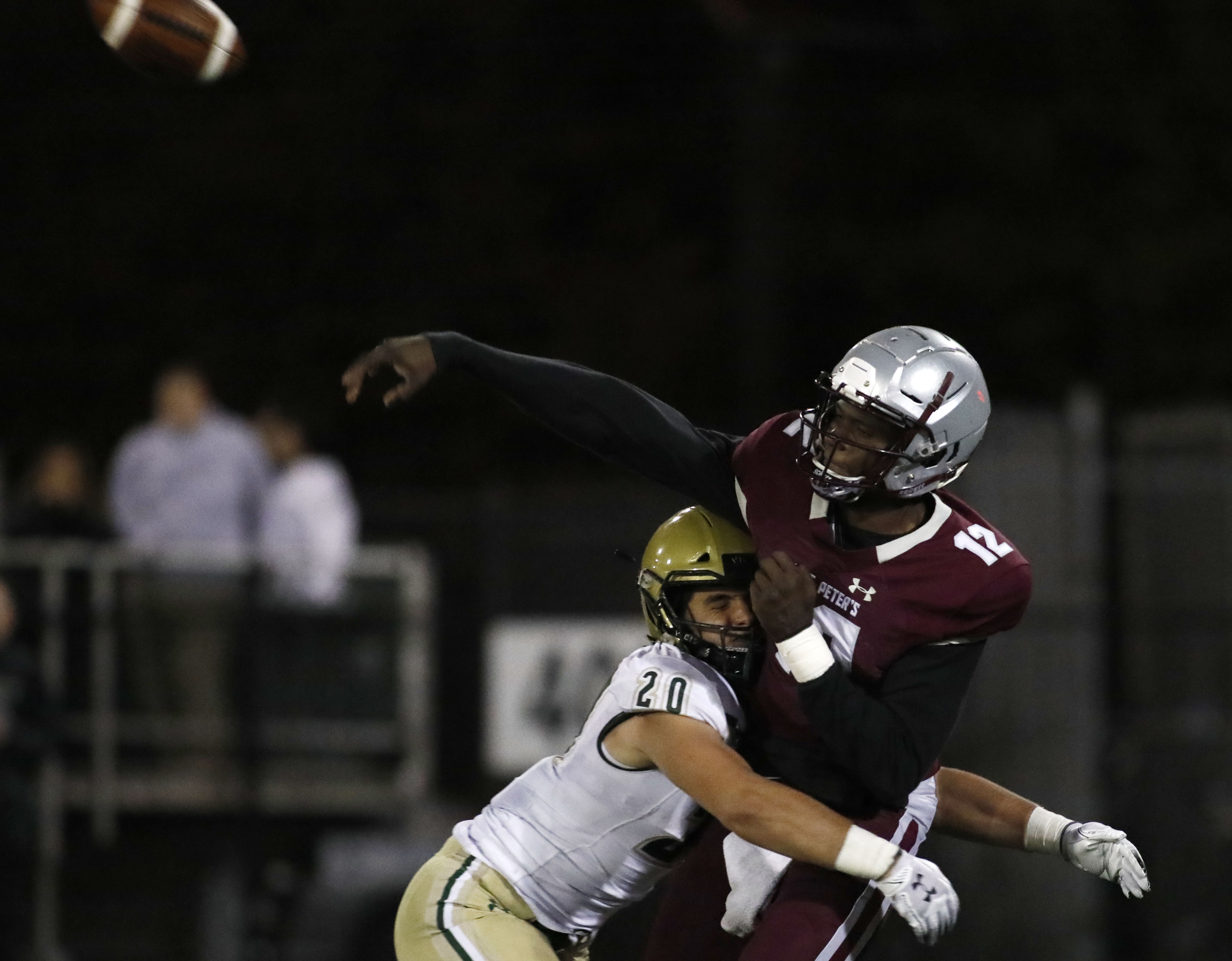 Football: No. 9 St. Joseph (Mont) takes down No. 1 St. Peter's Prep 24 ...