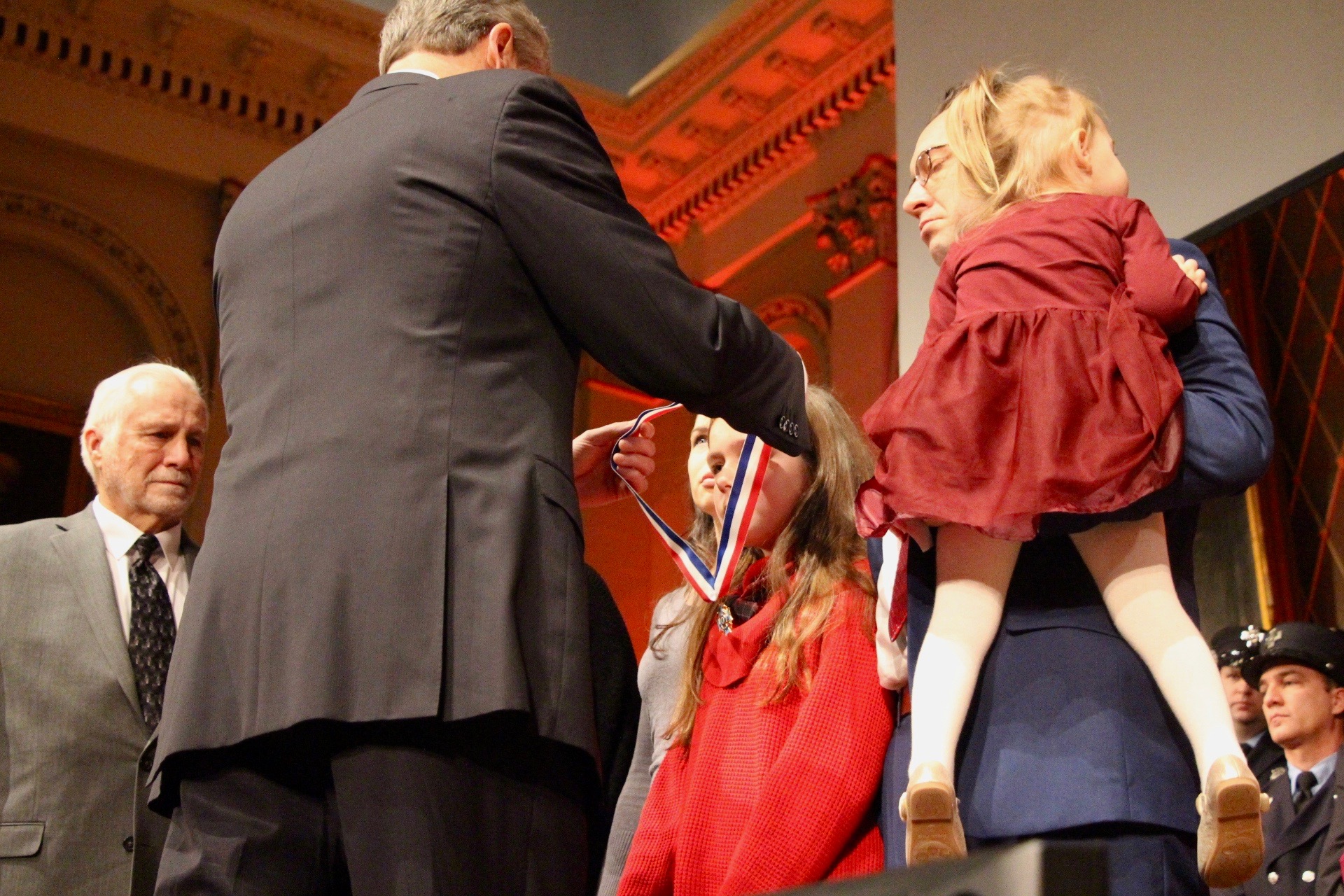 Daughter of fallen Worcester Firefighter Christopher Roy accepts ...