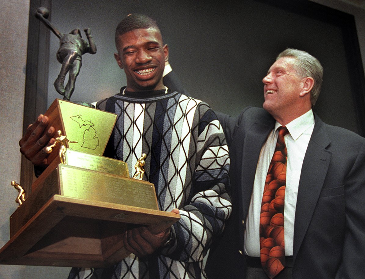 Jason Richardson named greatest slam dunker in Michigan high school ...