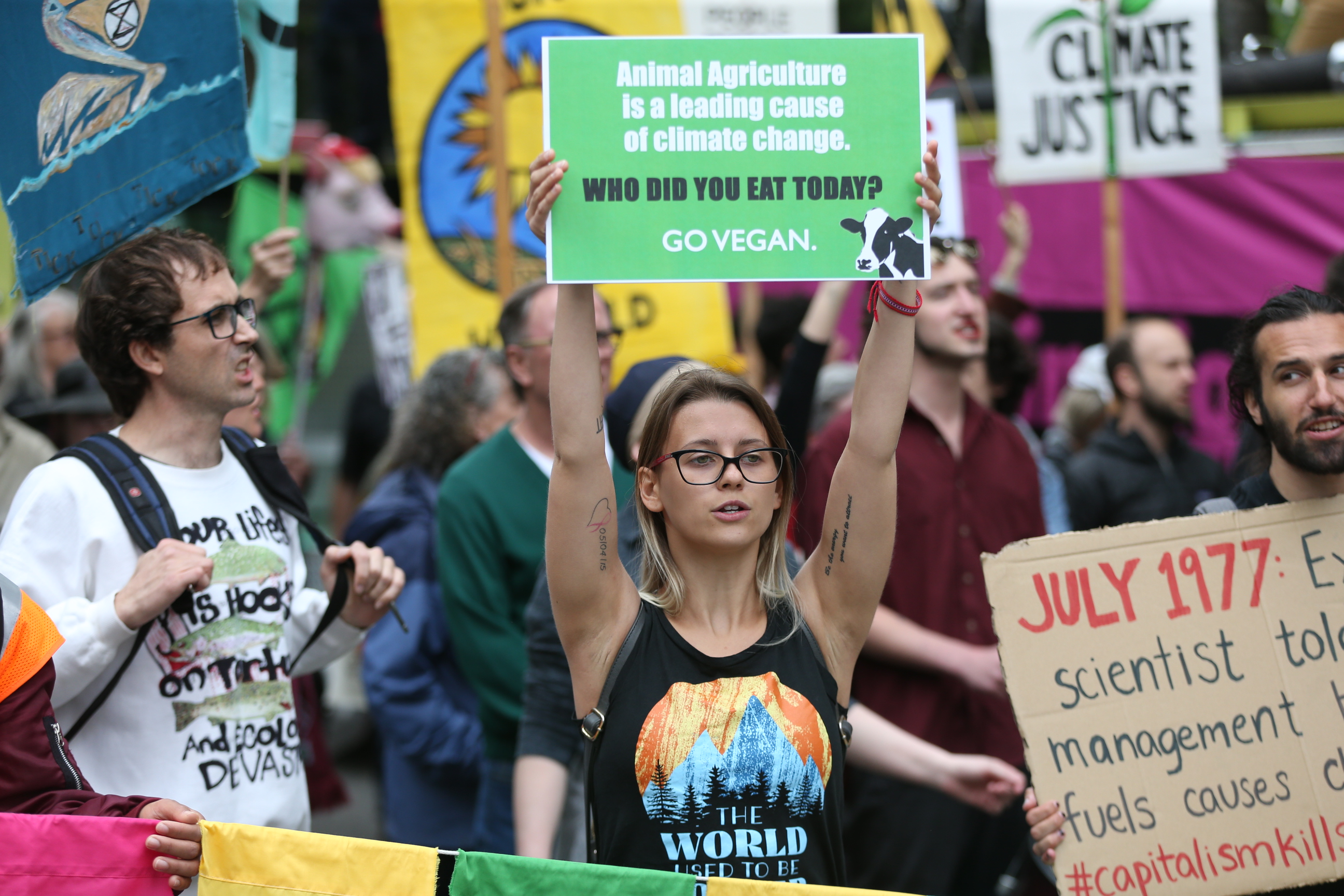 Climate Change Demonstration in Downtown Portland - oregonlive.com