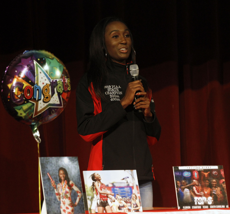 Saucon Valley track and field's Talitha Diggs picks the University of ...