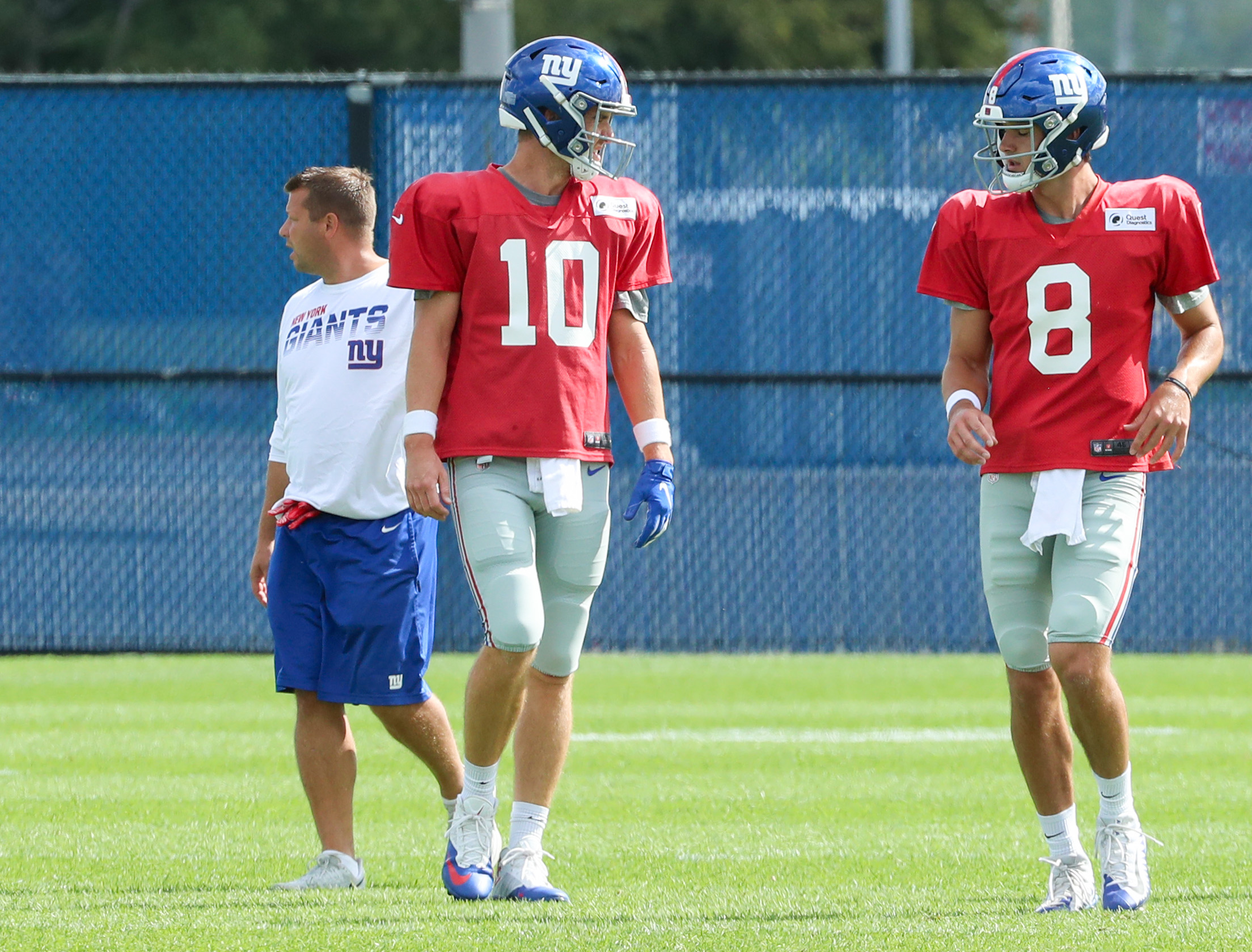 N.Y. Giants practice with rookie Daniel Jones as starting QB - nj.com