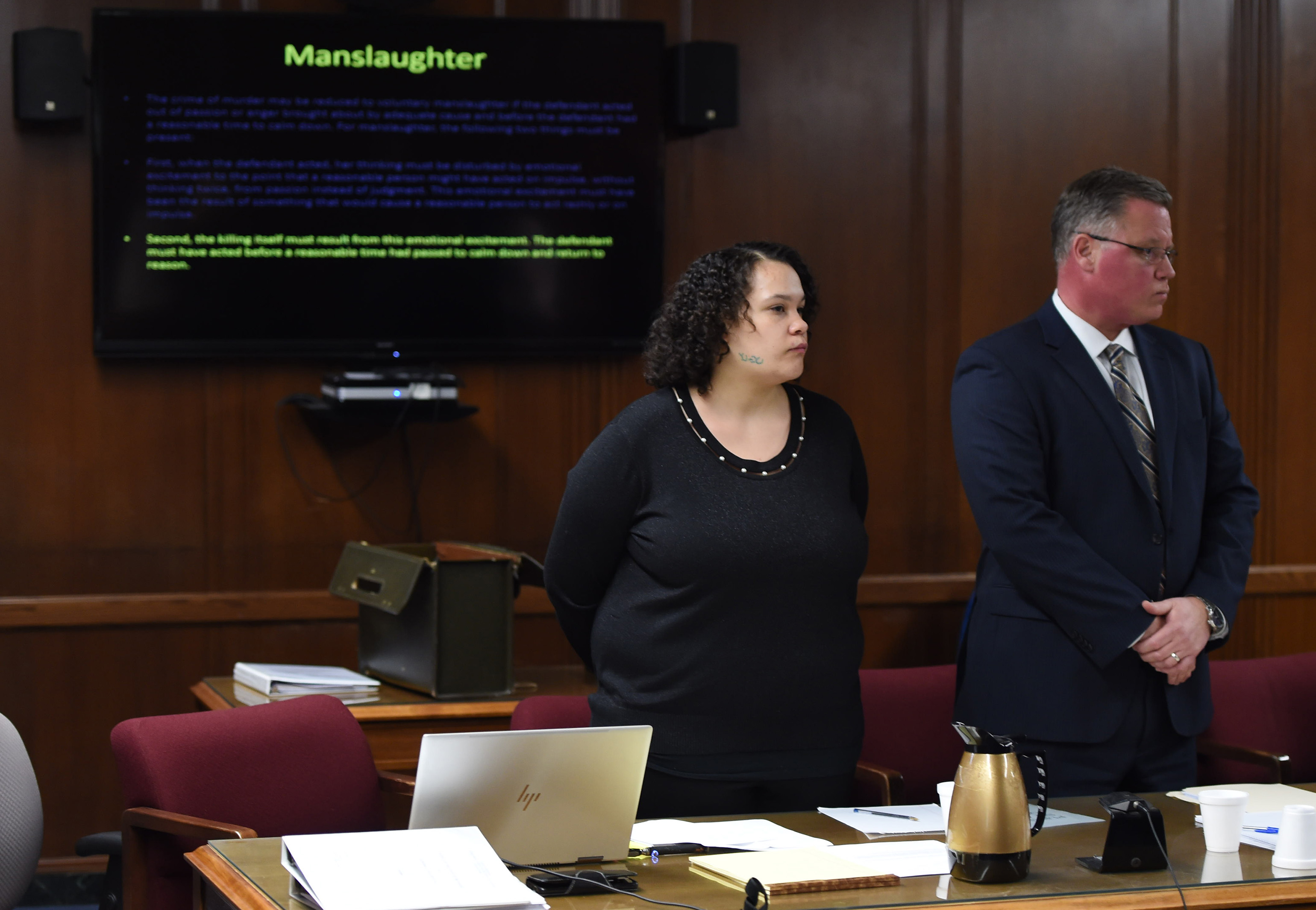 Sjiwana Taylor and Savanna Frinkle stand trial on an open murder charge ...