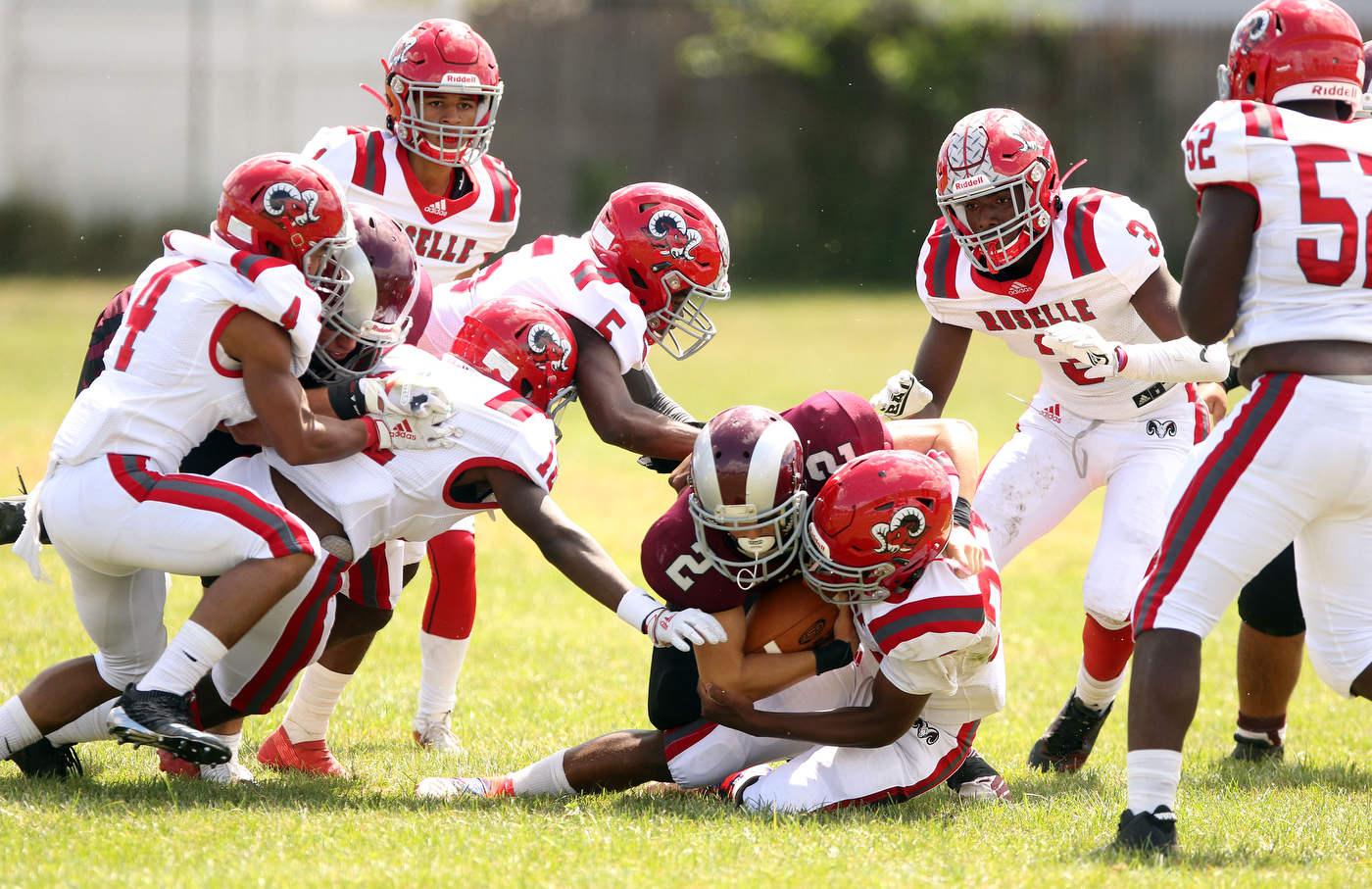 Roselle at South River football game on Sept. 7, 2019. - nj.com