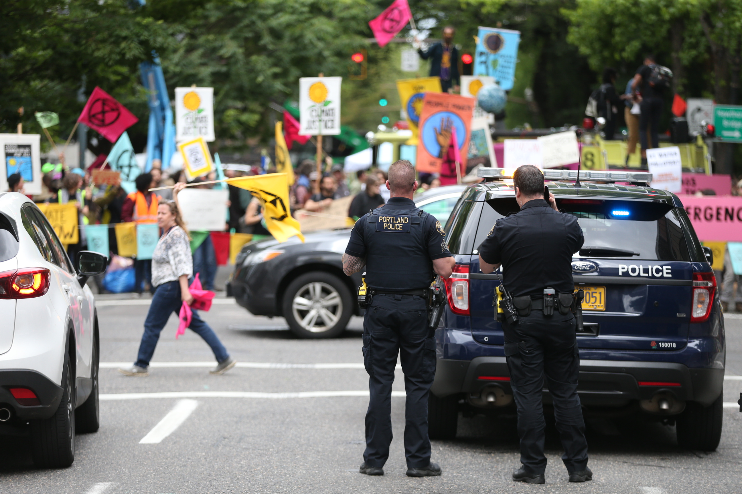 Climate Change Demonstration in Downtown Portland - oregonlive.com