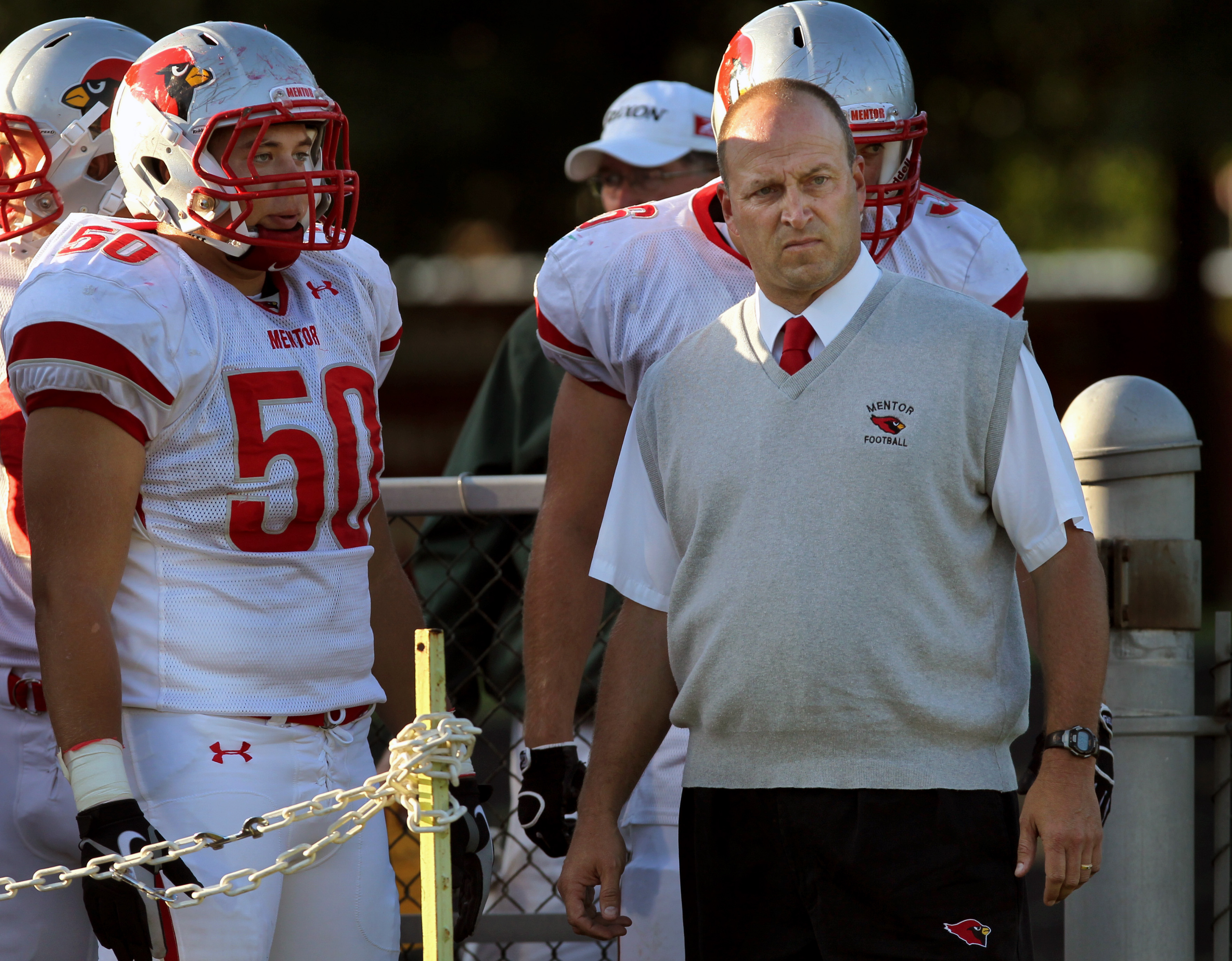 Mentor High School football coach Steve Trivisonno through the years ...